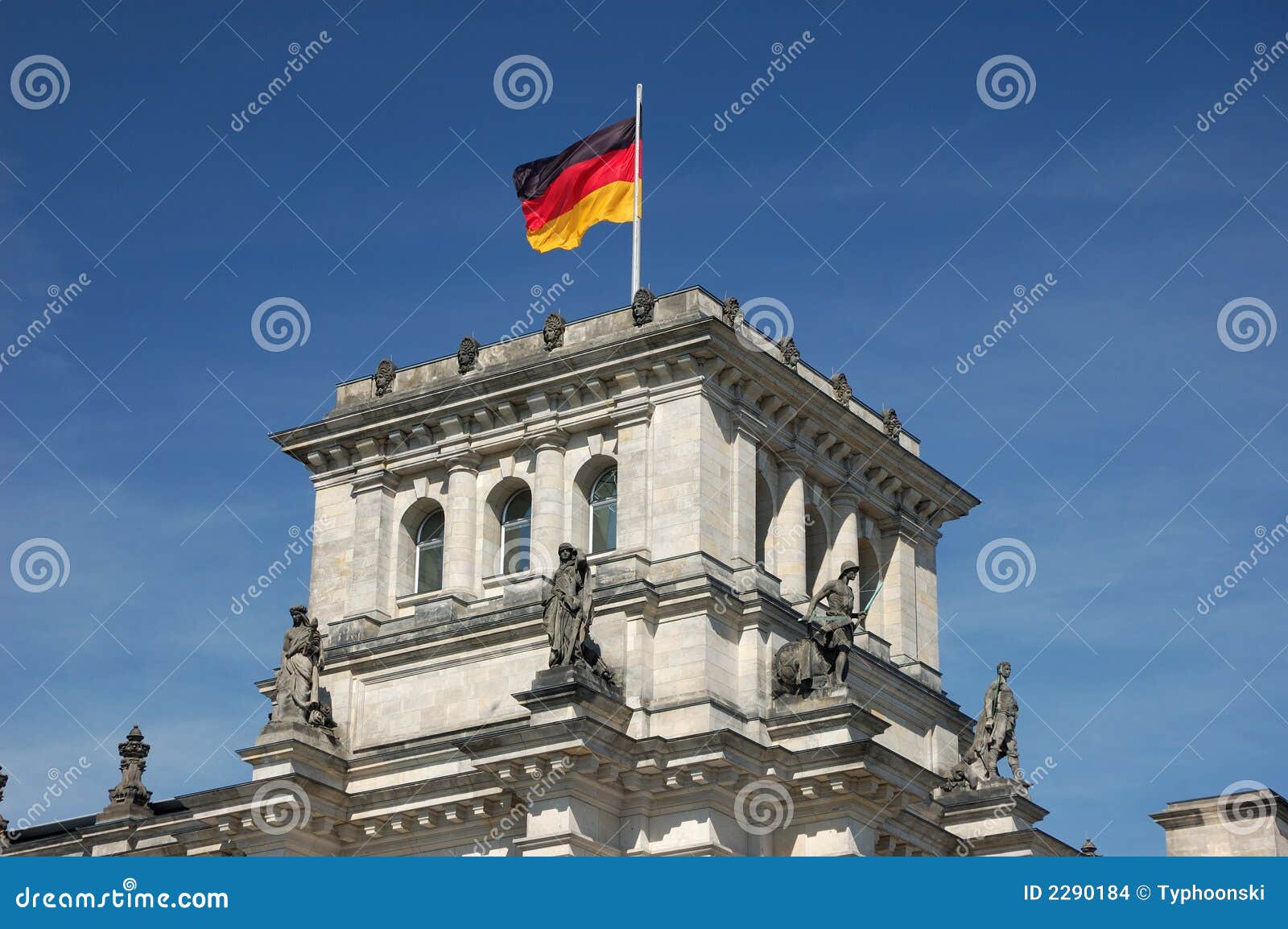 German national flag stock photo. Image of strip, wind - 2290184