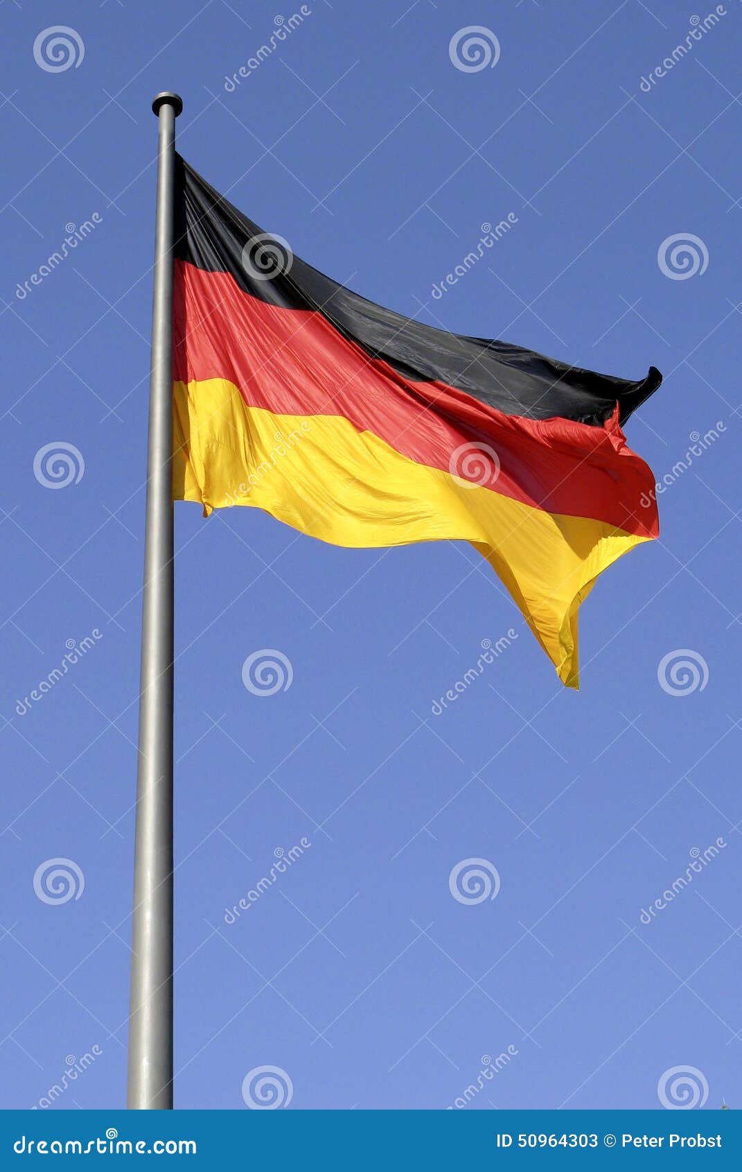 German National Flag in Berlin Stock Image - Image of national, german ...