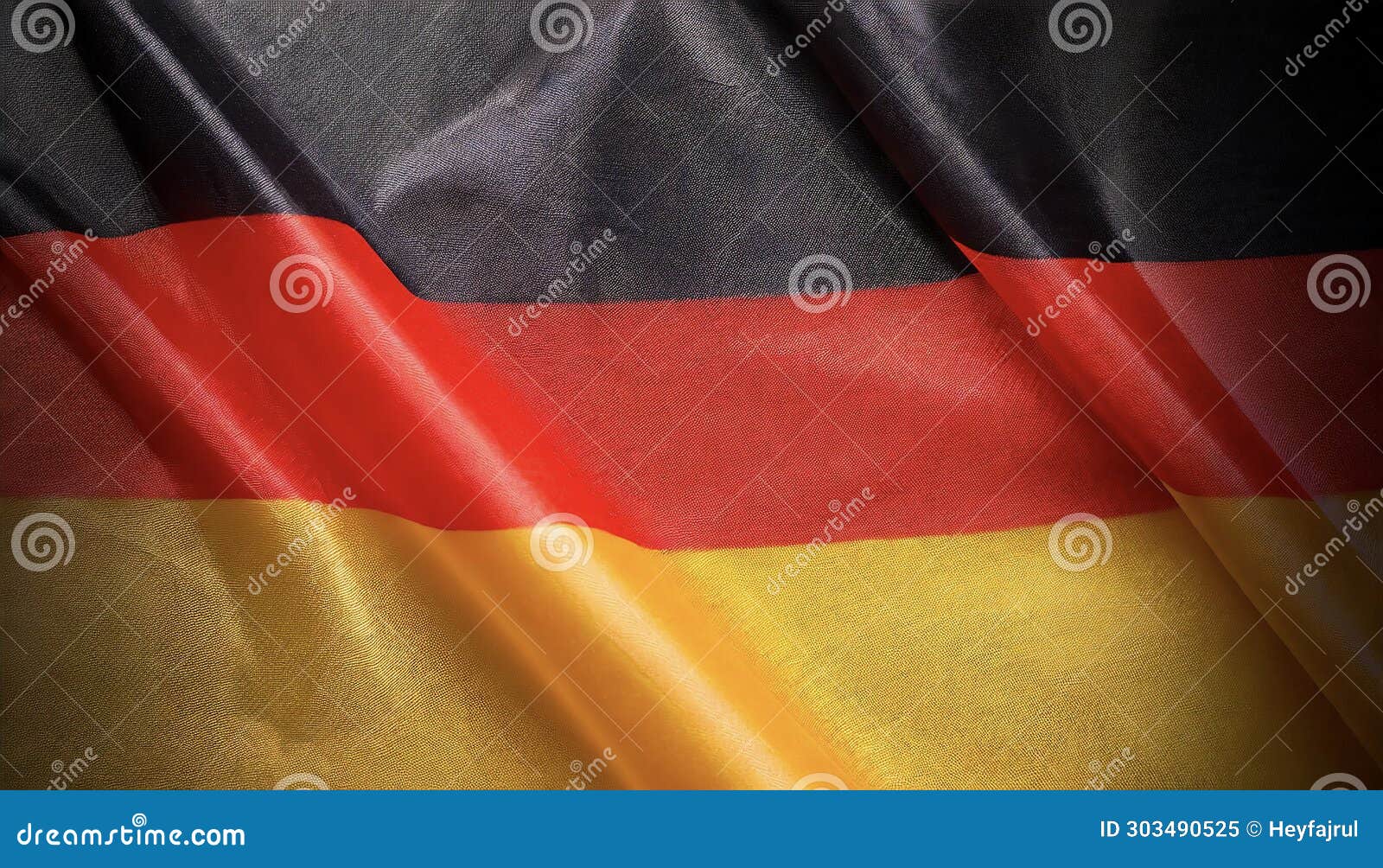 German National Flag. Independence Day Concept Stock Illustration ...