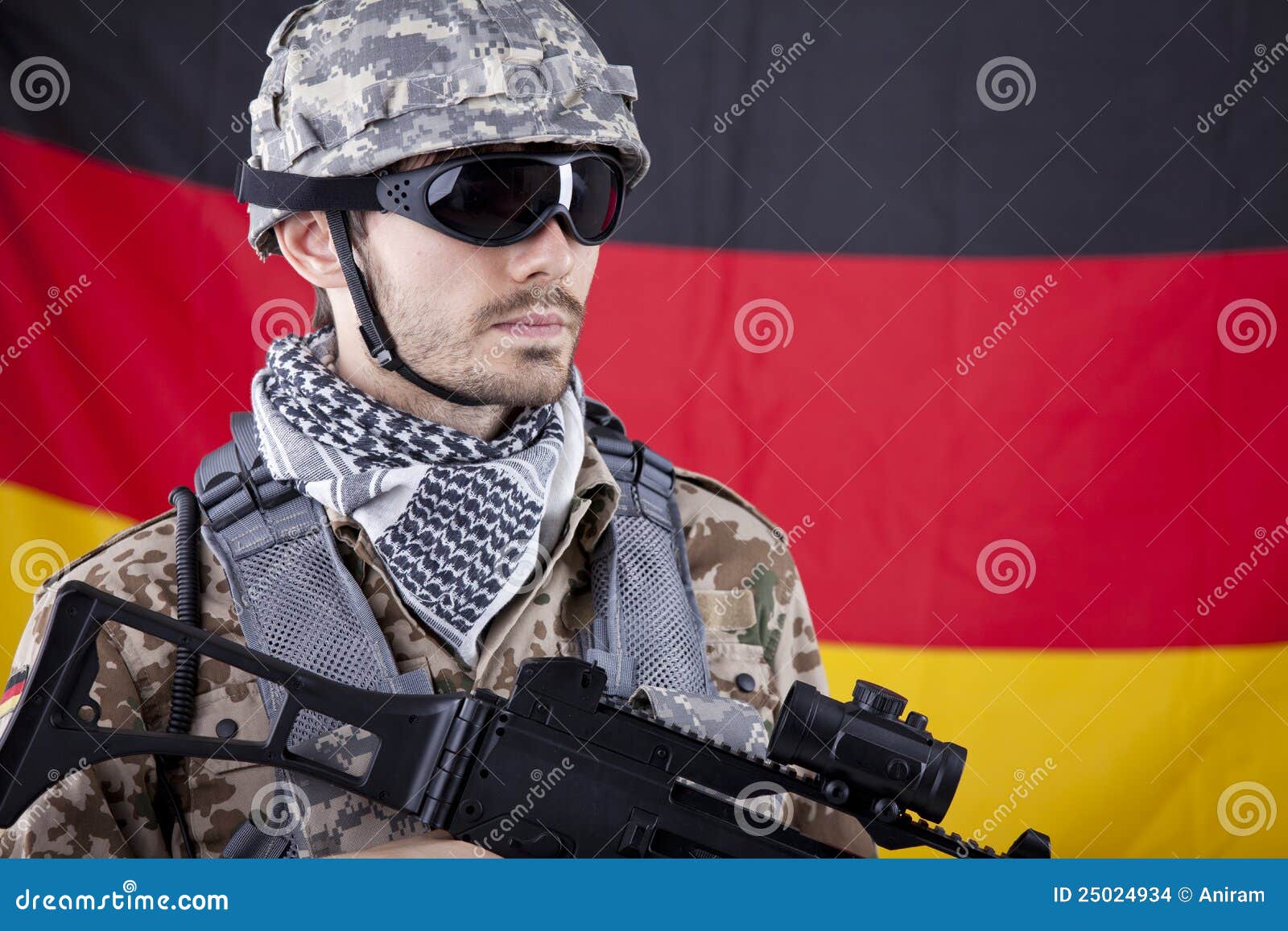 German NATO Soldier stock photo. Image of patriotic, attack - 25024934