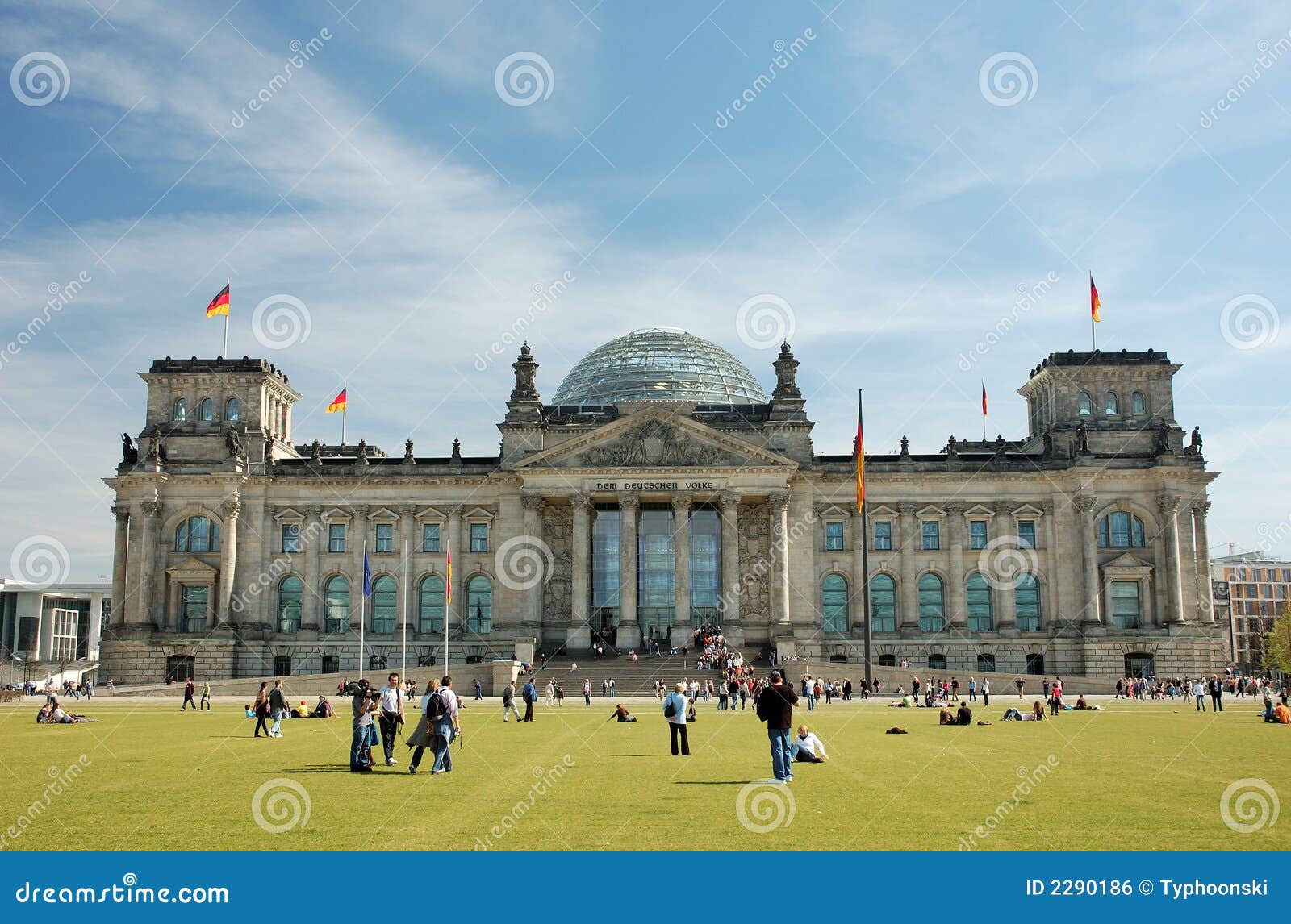 German Parliament in Berlin Stock Photo - Image of government, glass ...