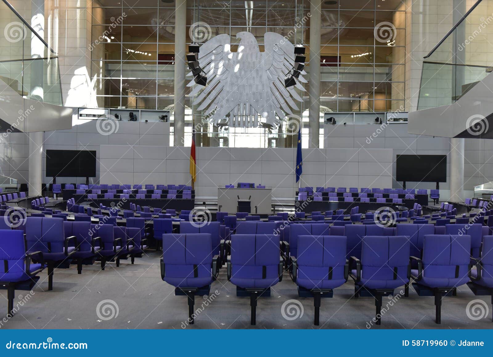 German Parliament in Berlin Editorial Image - Image of indoor ...