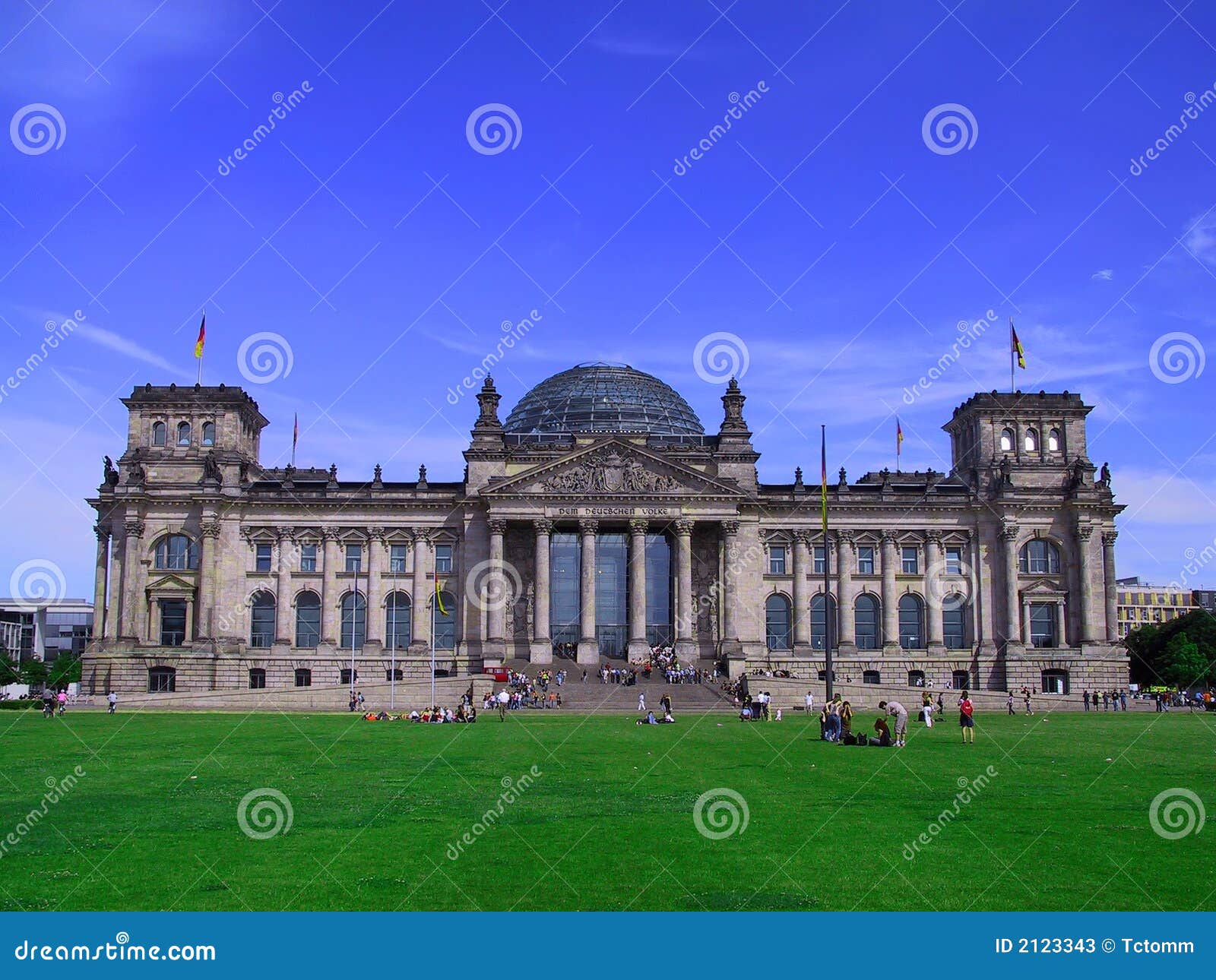 German Parliament Building editorial stock photo. Image of national ...