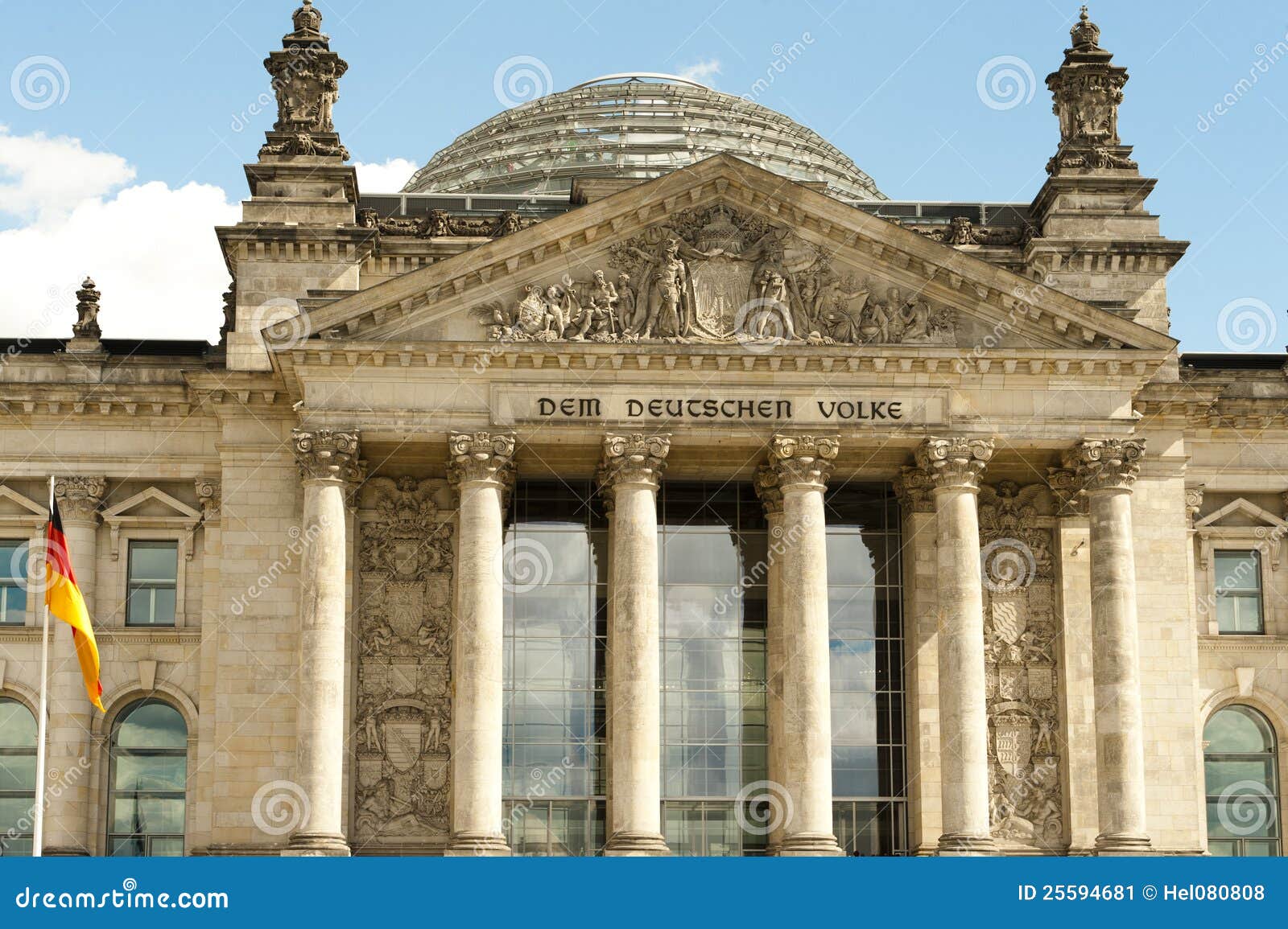 Reichstag in Berlin, Germany, German House of Parliament Stock Image ...