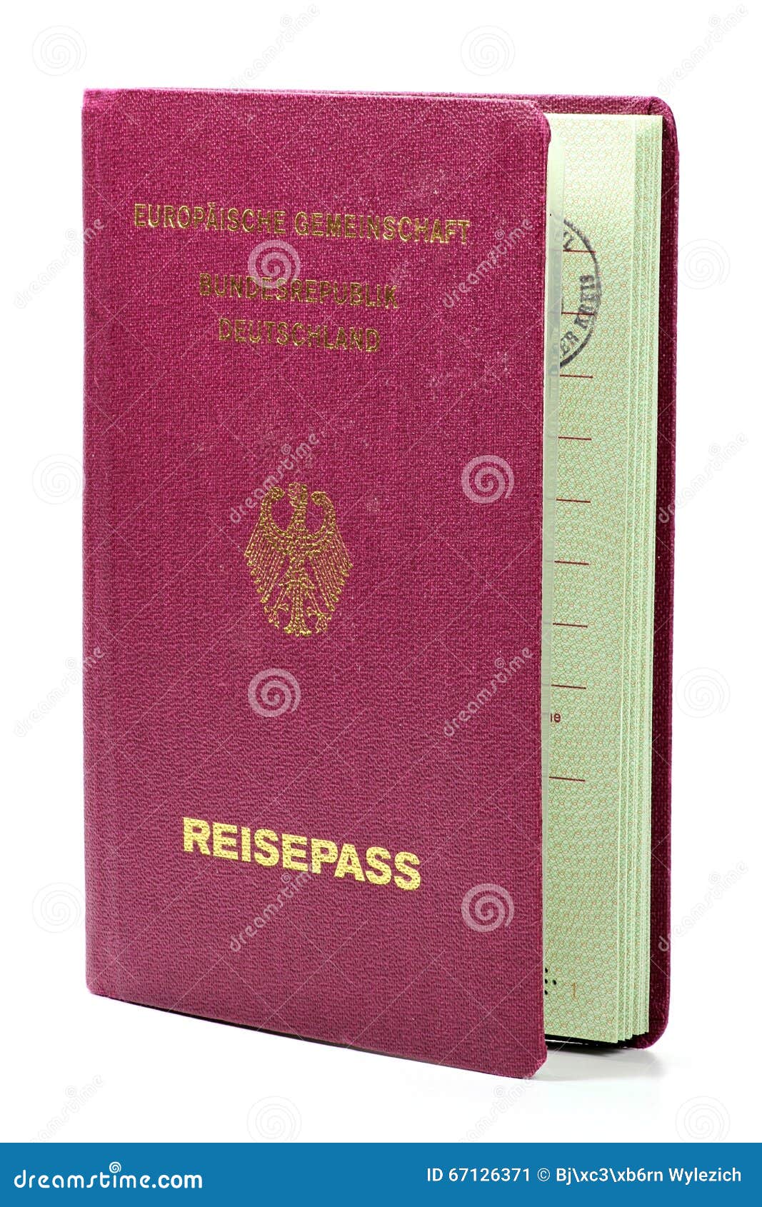 German passport stock image. Image of evidence, federal - 67126371