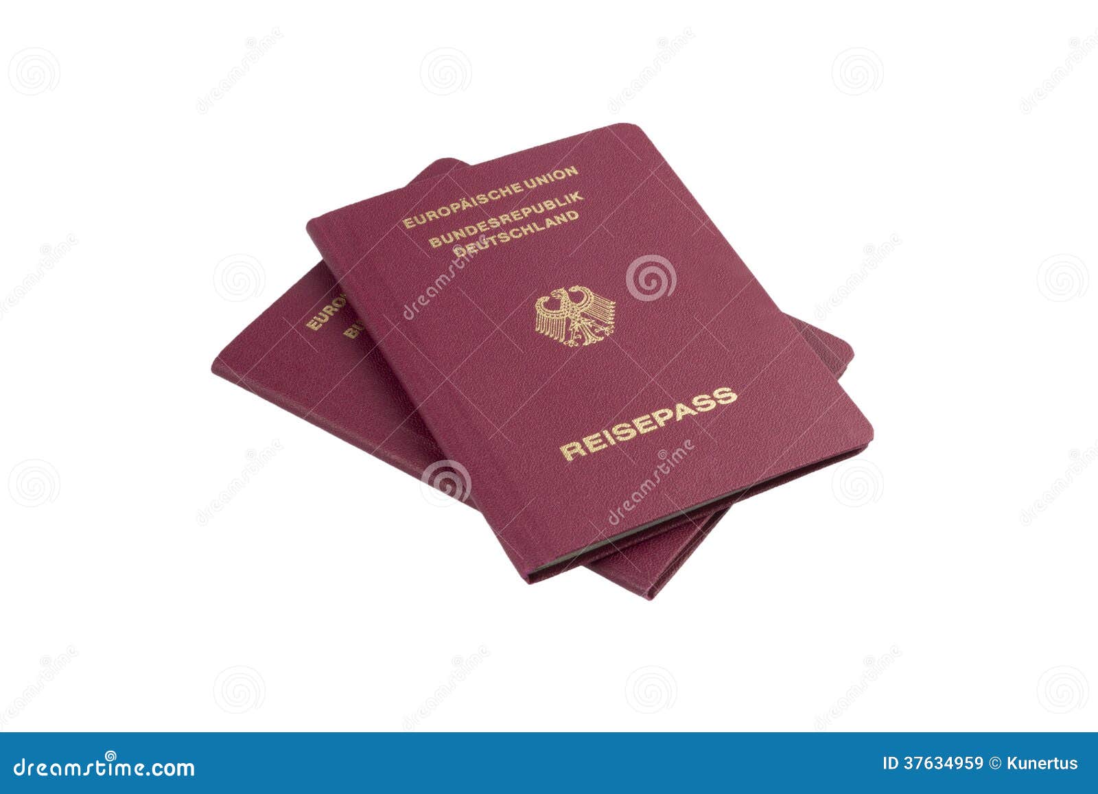 German Passports stock image. Image of destination, foreign - 37634959