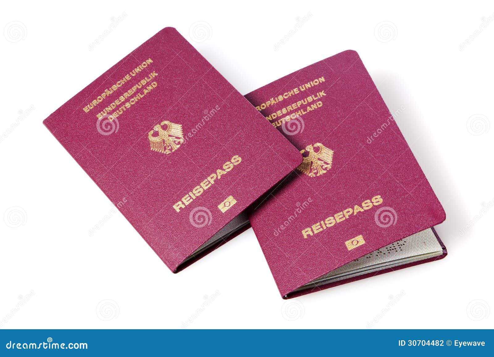 German passports stock photo. Image of community, embossing - 30704482