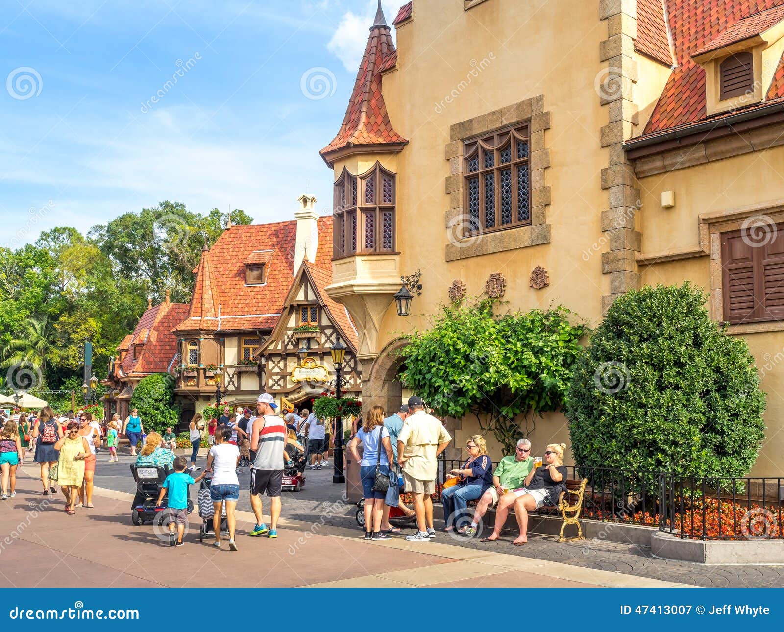 German Pavilion, World Showcase, Epcot Editorial Photography - Image of ...