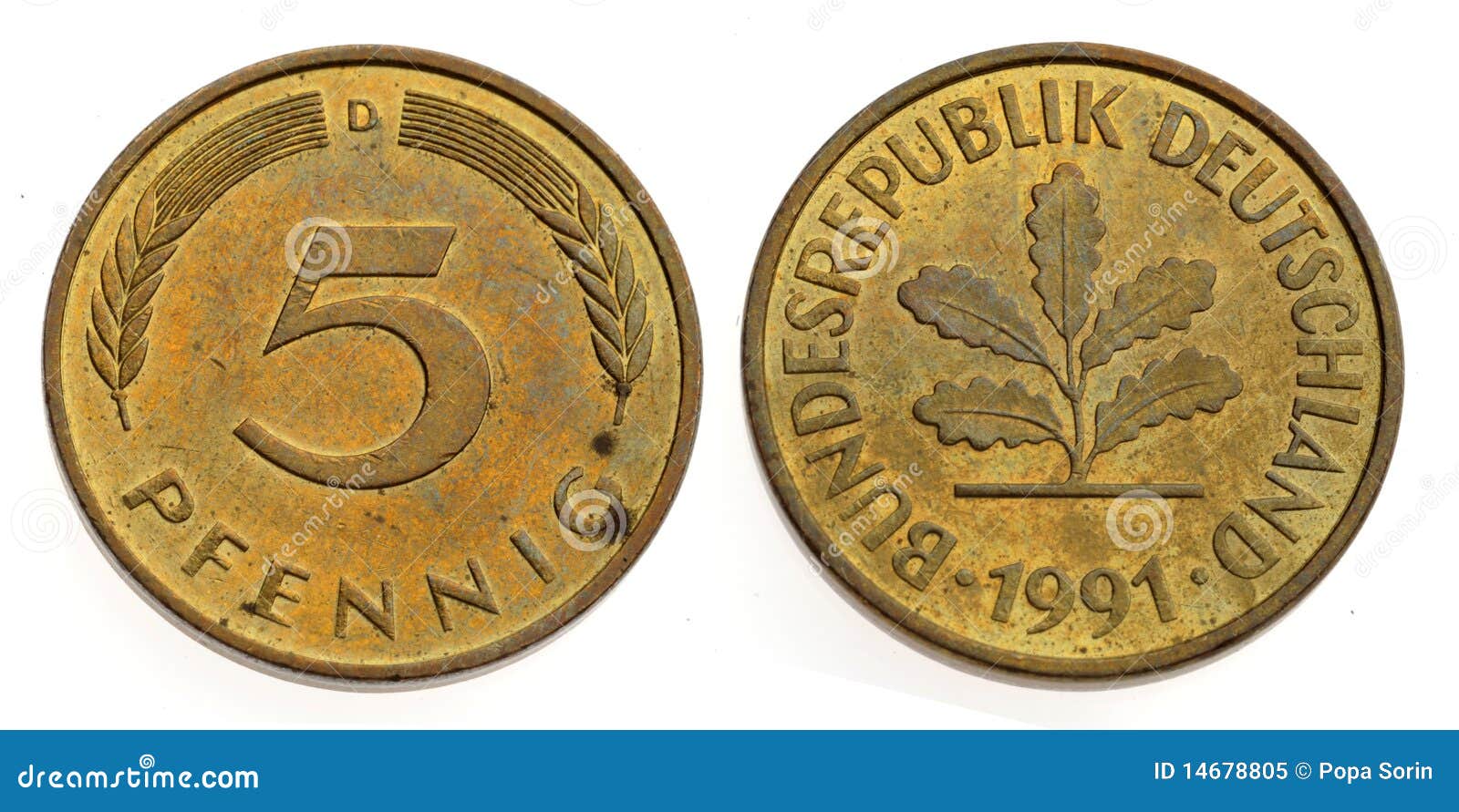 German pfenning stock image. Image of cash, germany, currency - 14678805