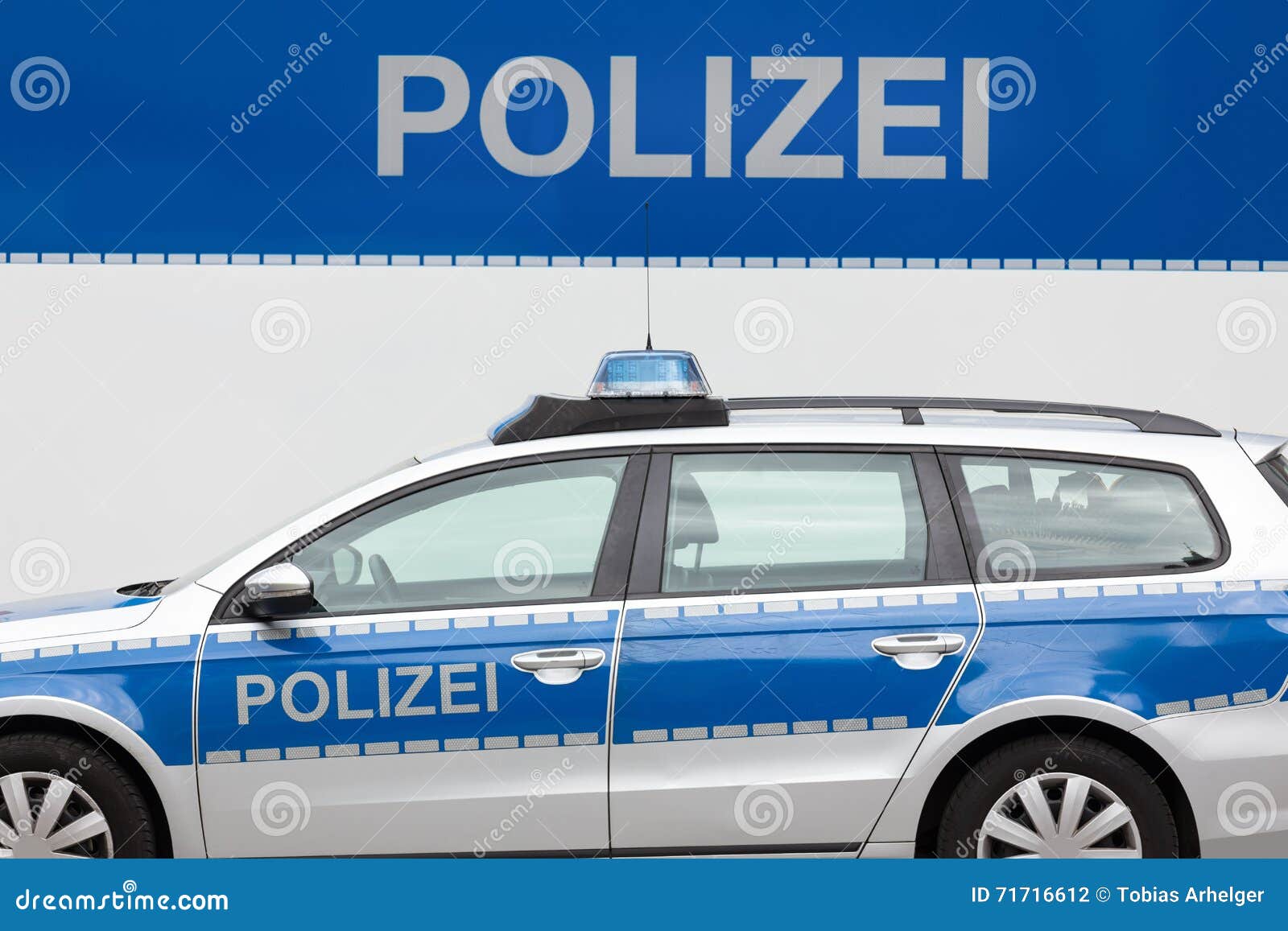 German police car stock photo. Image of federal, security - 71716612