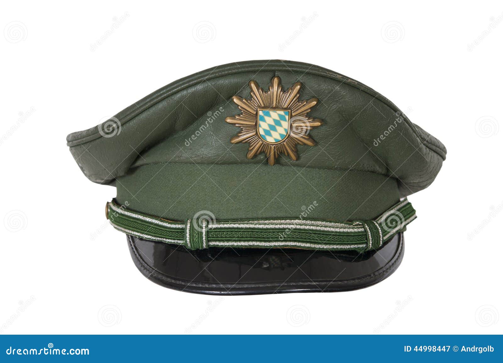 German police hat, against stock image. Image of clothing - 44998447