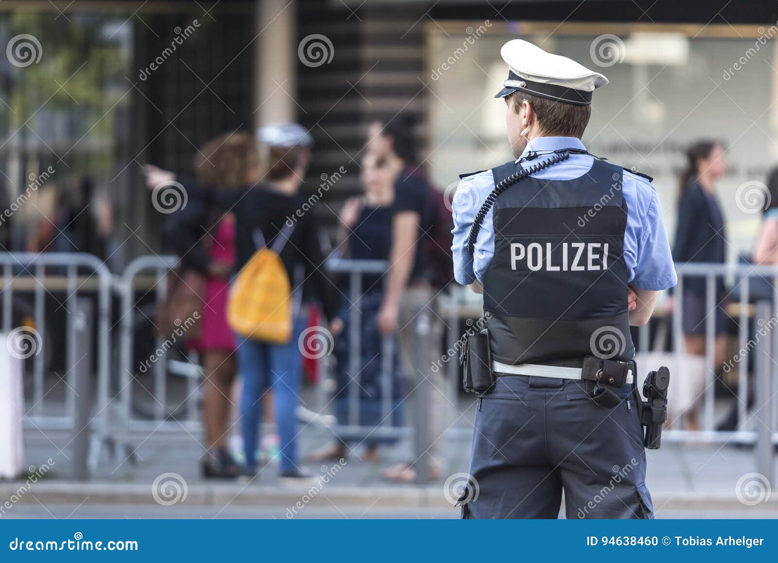 German police officer editorial image. Image of town - 94638460