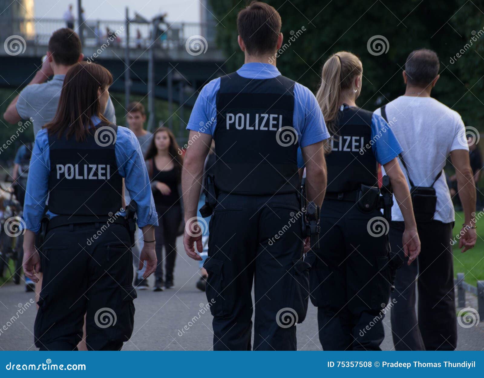 German Police editorial stock photo. Image of force, police - 75357508