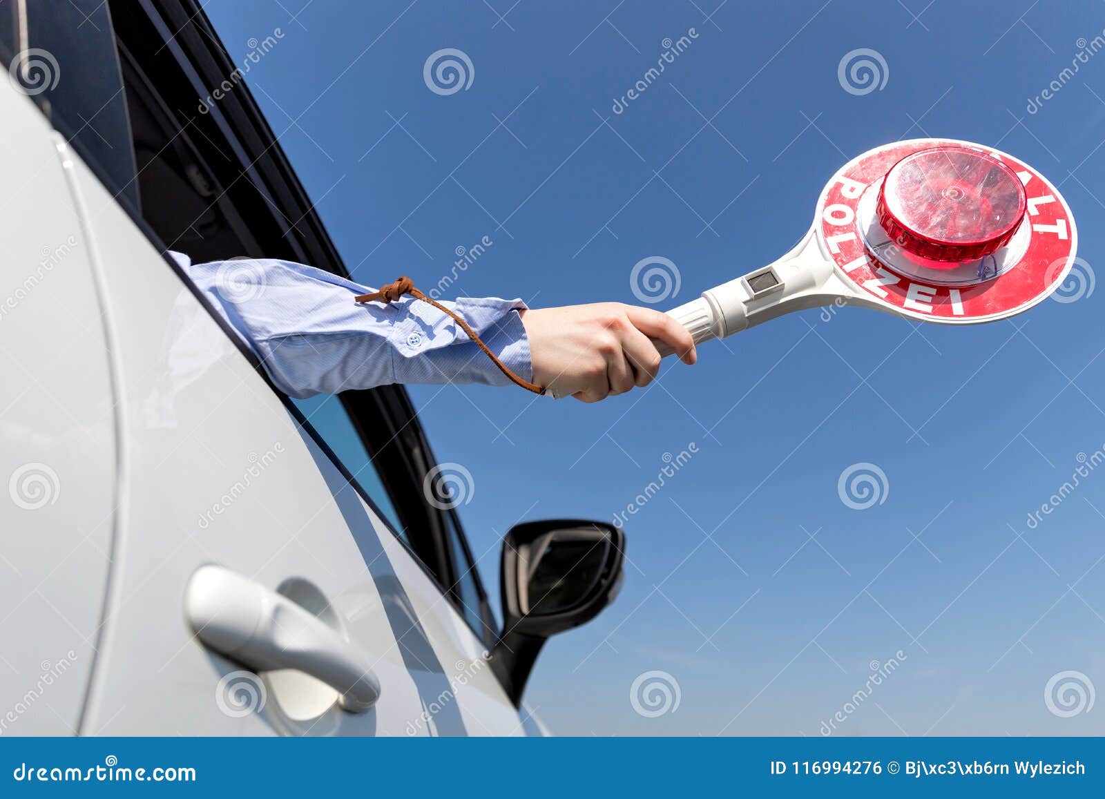 Police check stock photo. Image of road, disc, protruded - 116994276