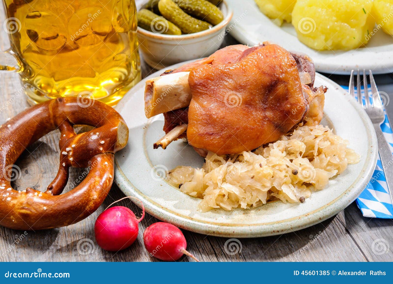 German Pork Knuckle stock image. Image of pickled, dinner - 45601385