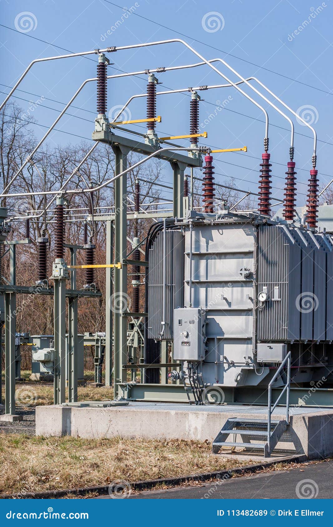 Power Station - Electricity Trsansformer Stock Image - Image of fuel ...