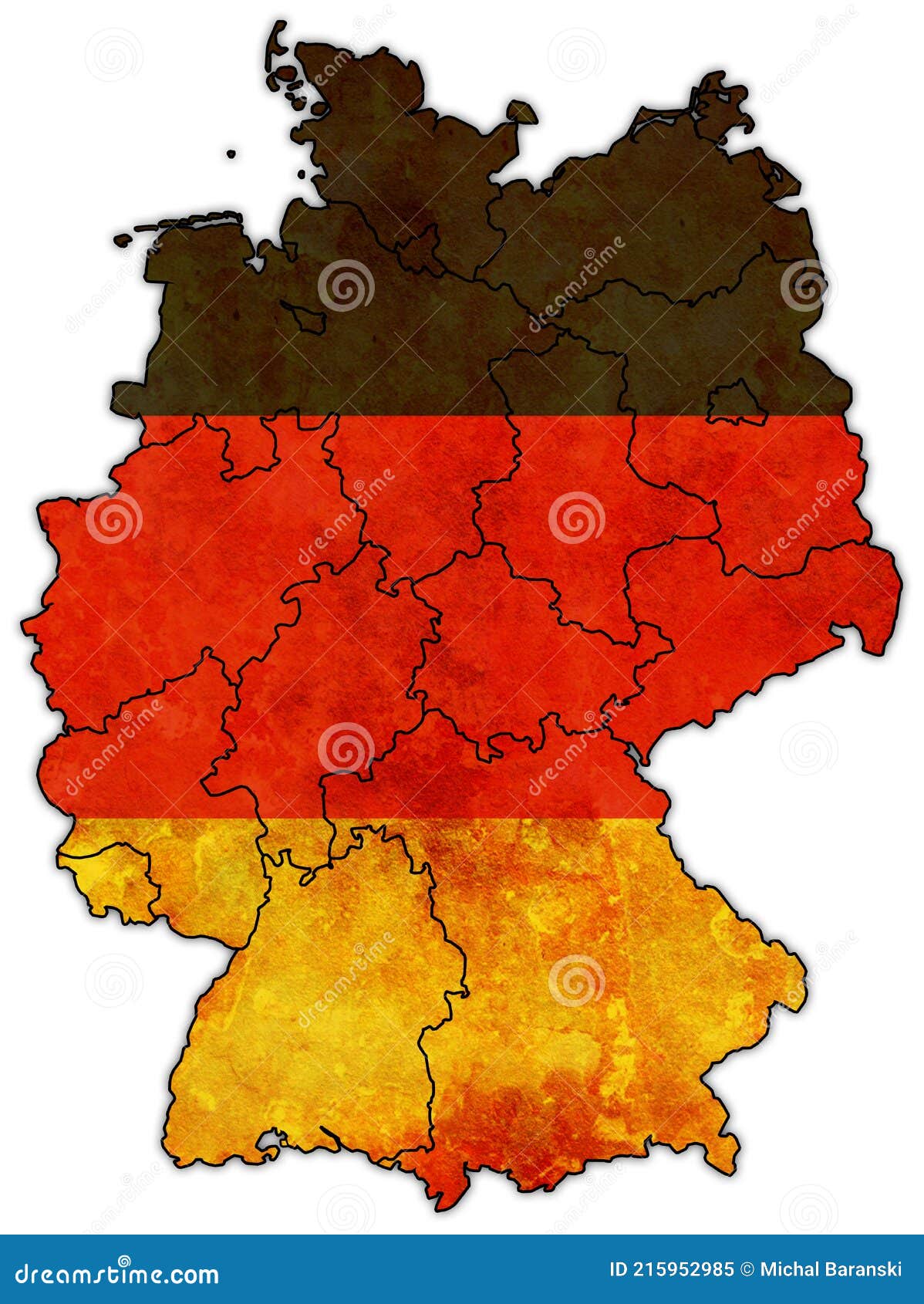 German provinces stock illustration. Illustration of political - 215952985
