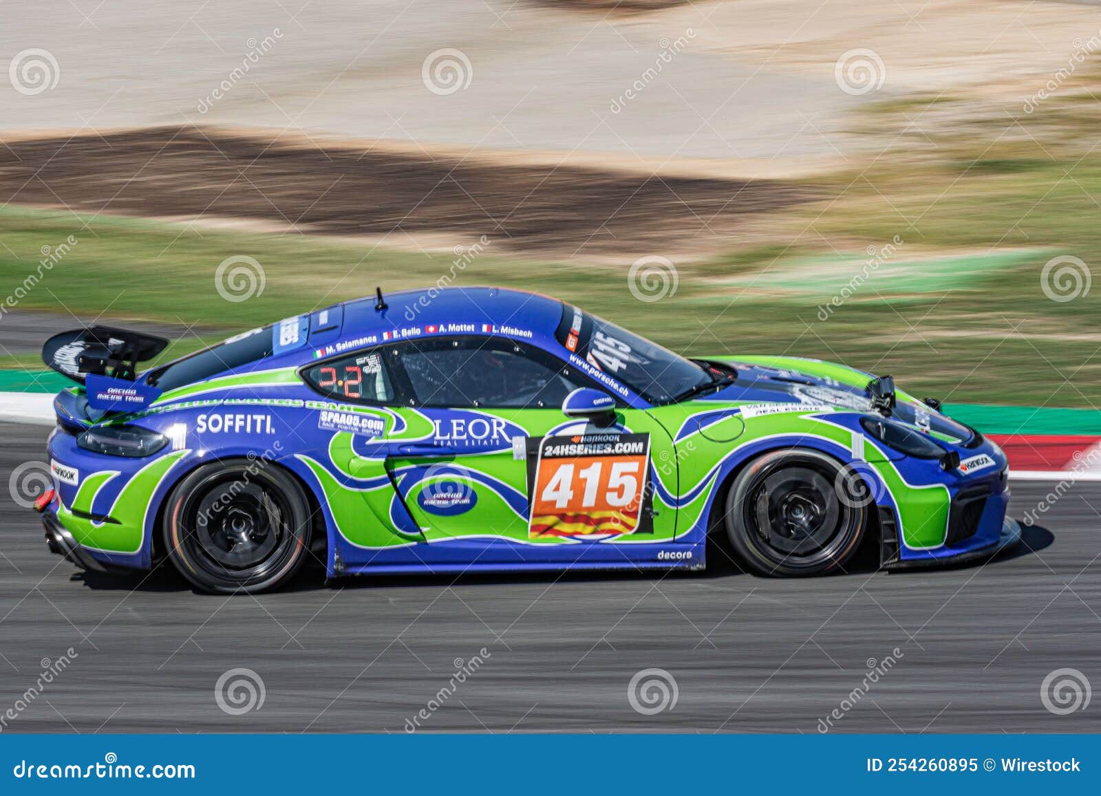 German Racing Car Porsche 718 in the Asphalt Track Editorial Image ...