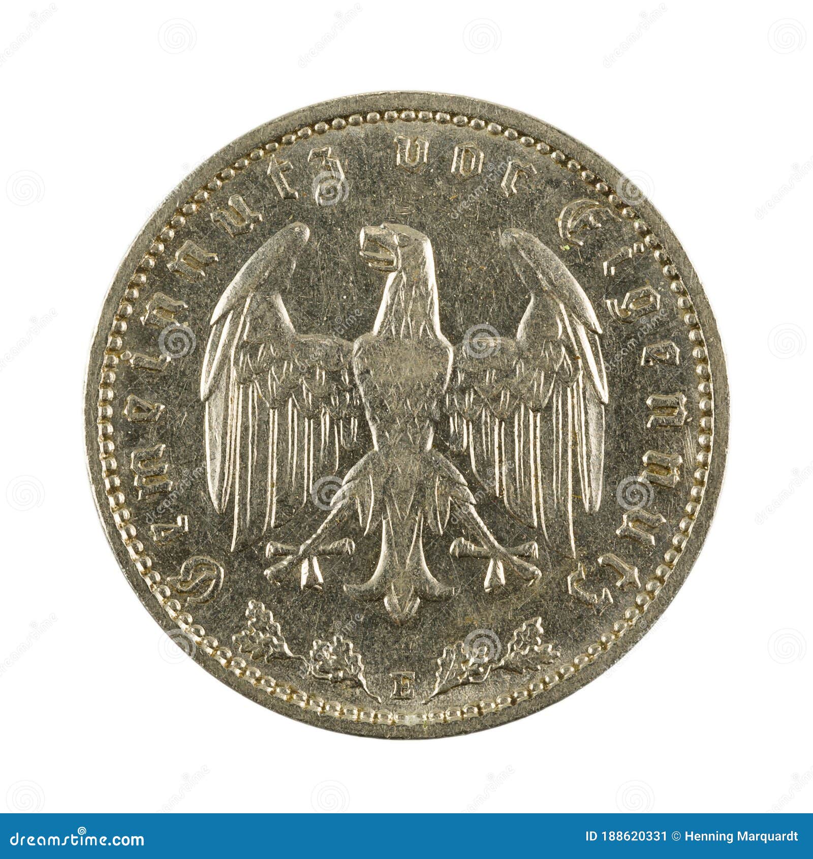 5 German Reichsmark Bank Note 1942 Obverse Stock Photo | CartoonDealer ...