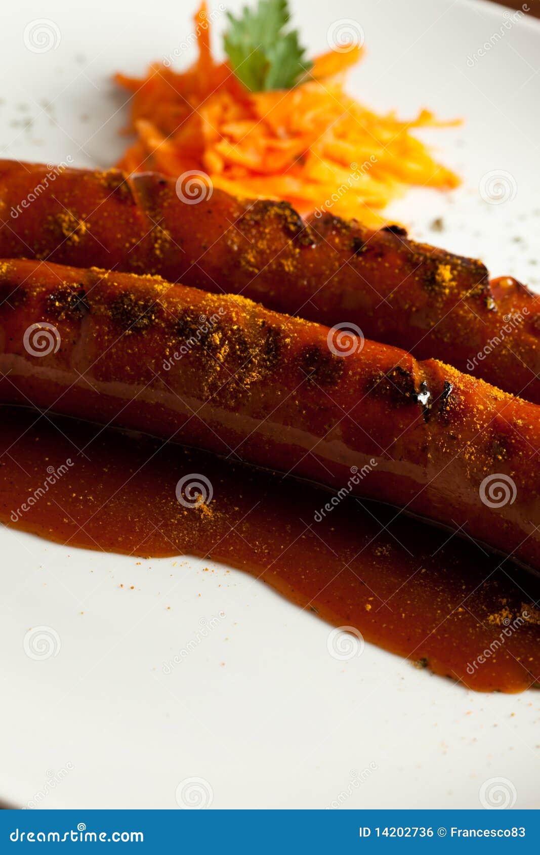German Sausage stock photo. Image of plate, germany, grill - 14202736