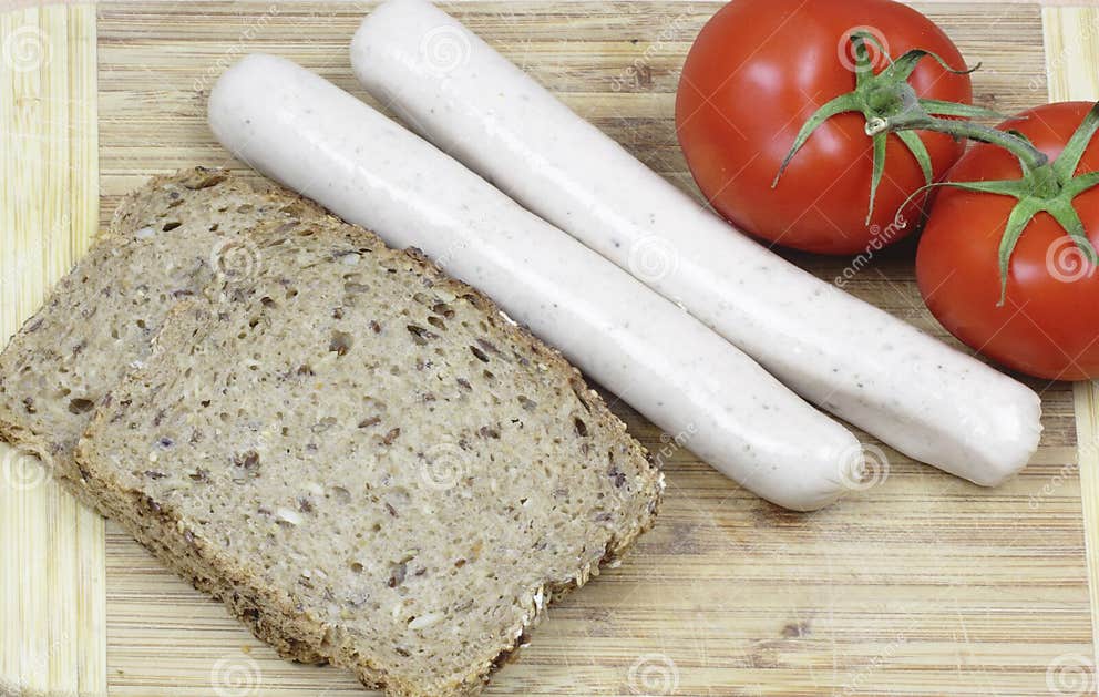 German sausage bratwurst stock photo. Image of vegetables - 31085408