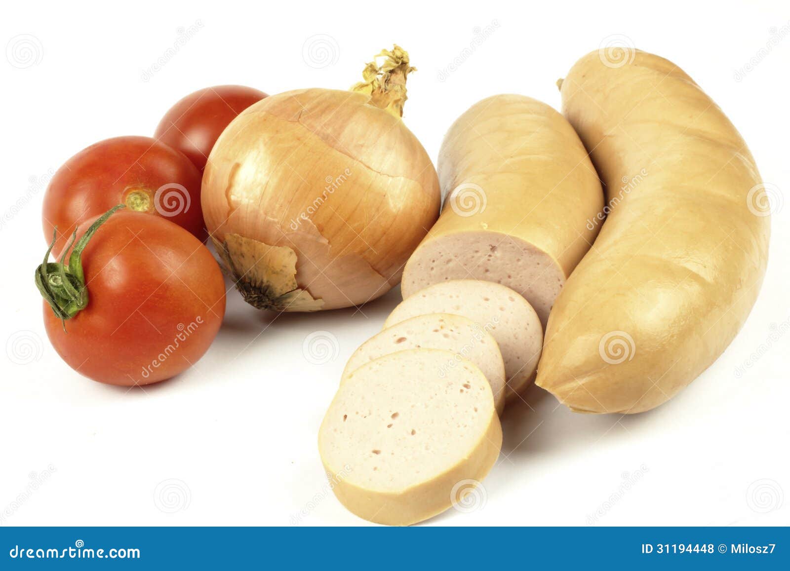 German sausage lyoner stock photo. Image of cholesterol - 31194448
