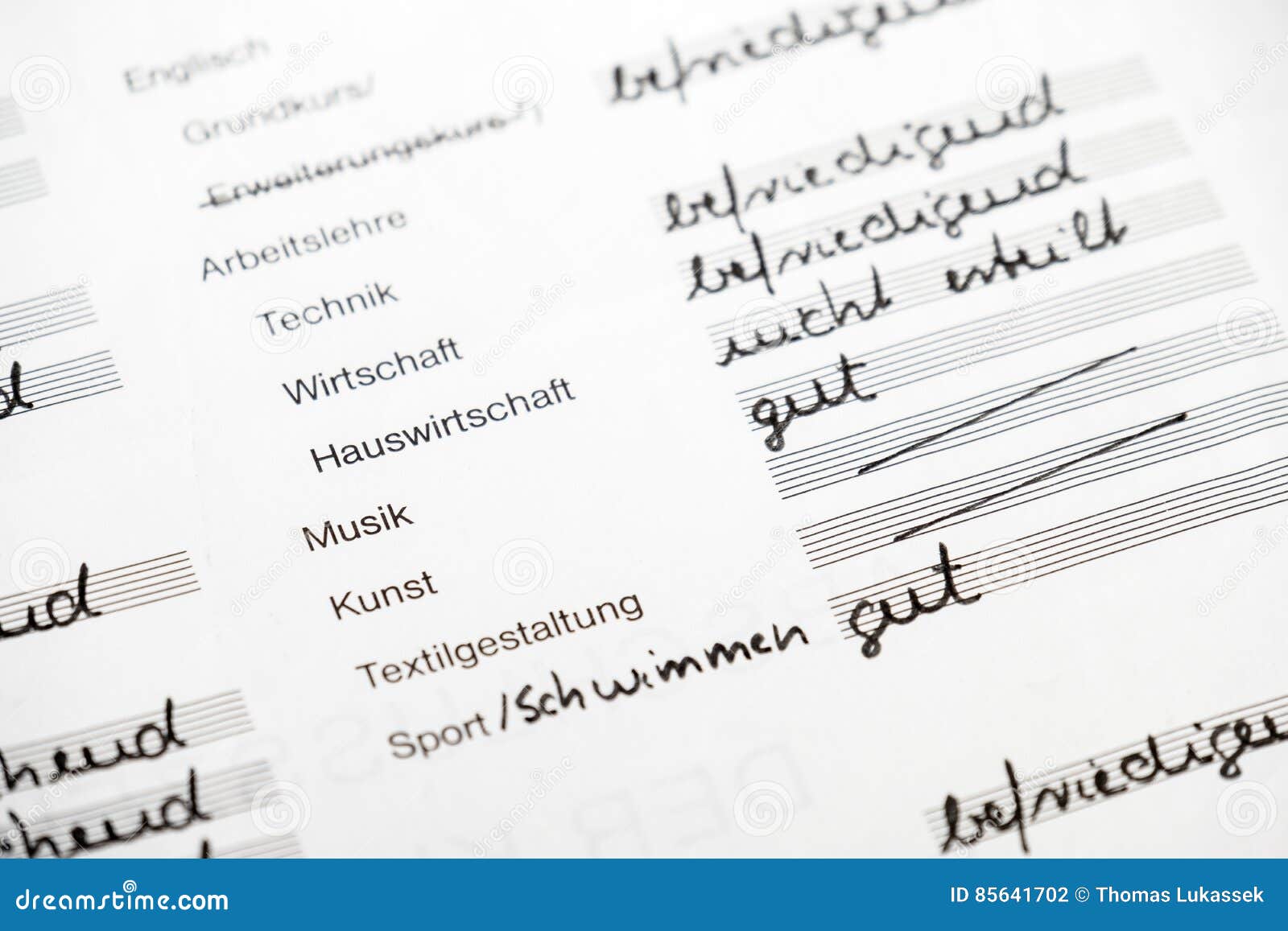 German School Certificate Royalty-Free Stock Photography ...