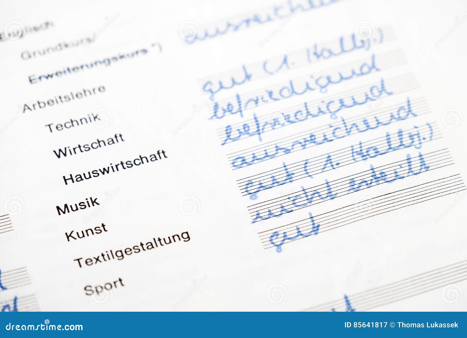 German school certificate stock image. Image of education - 85641817