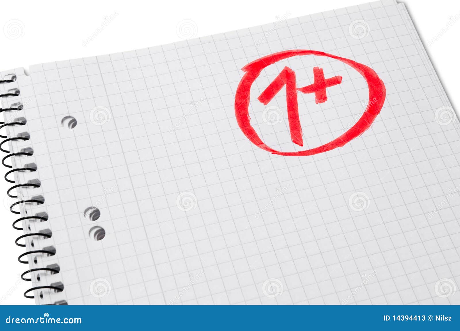 German School Grade on Notepad Stock Image - Image of college, honor ...