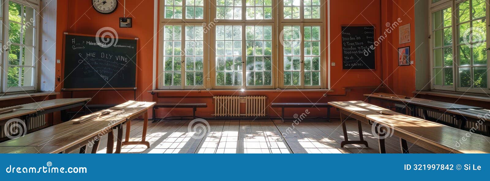 Teacher Shortage In German Schools: Old Blackboard In An Empty ...