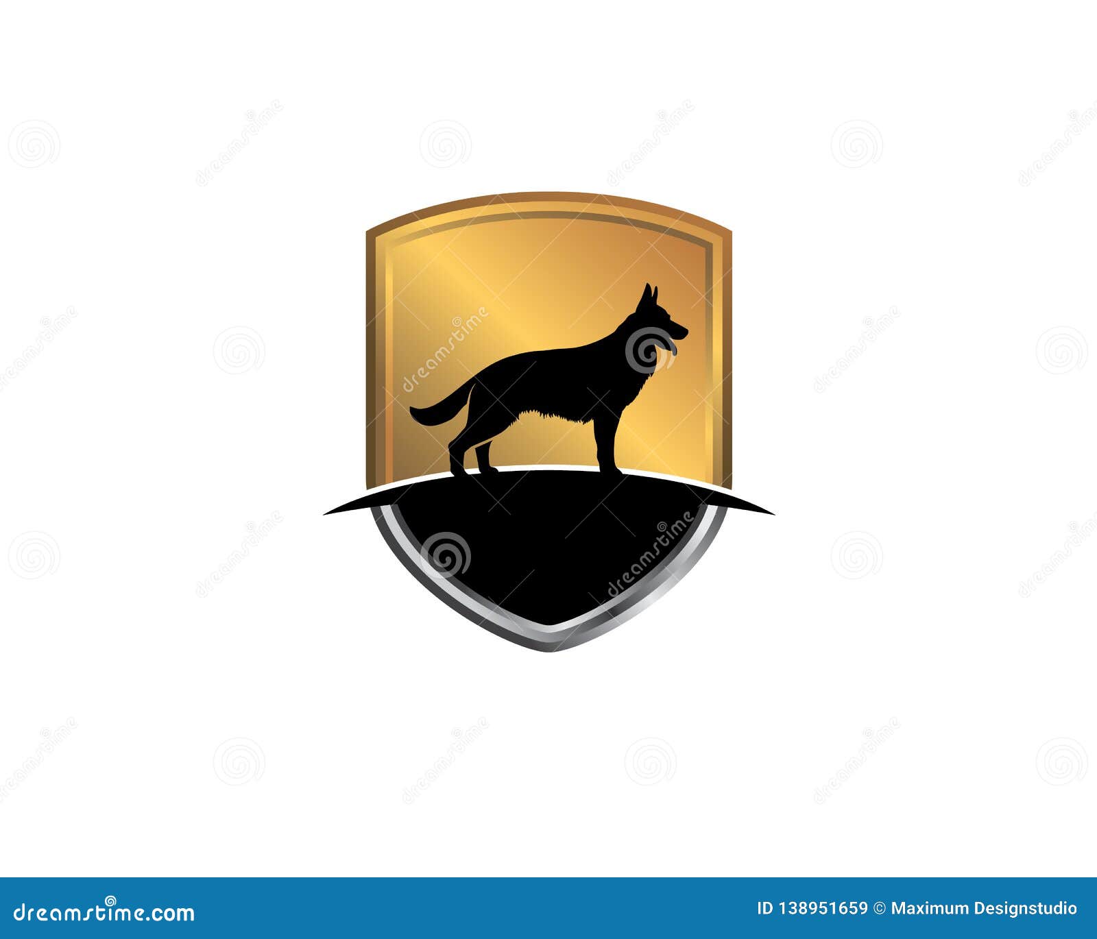 Dog security k9 logo stock vector. Illustration of company - 138951659