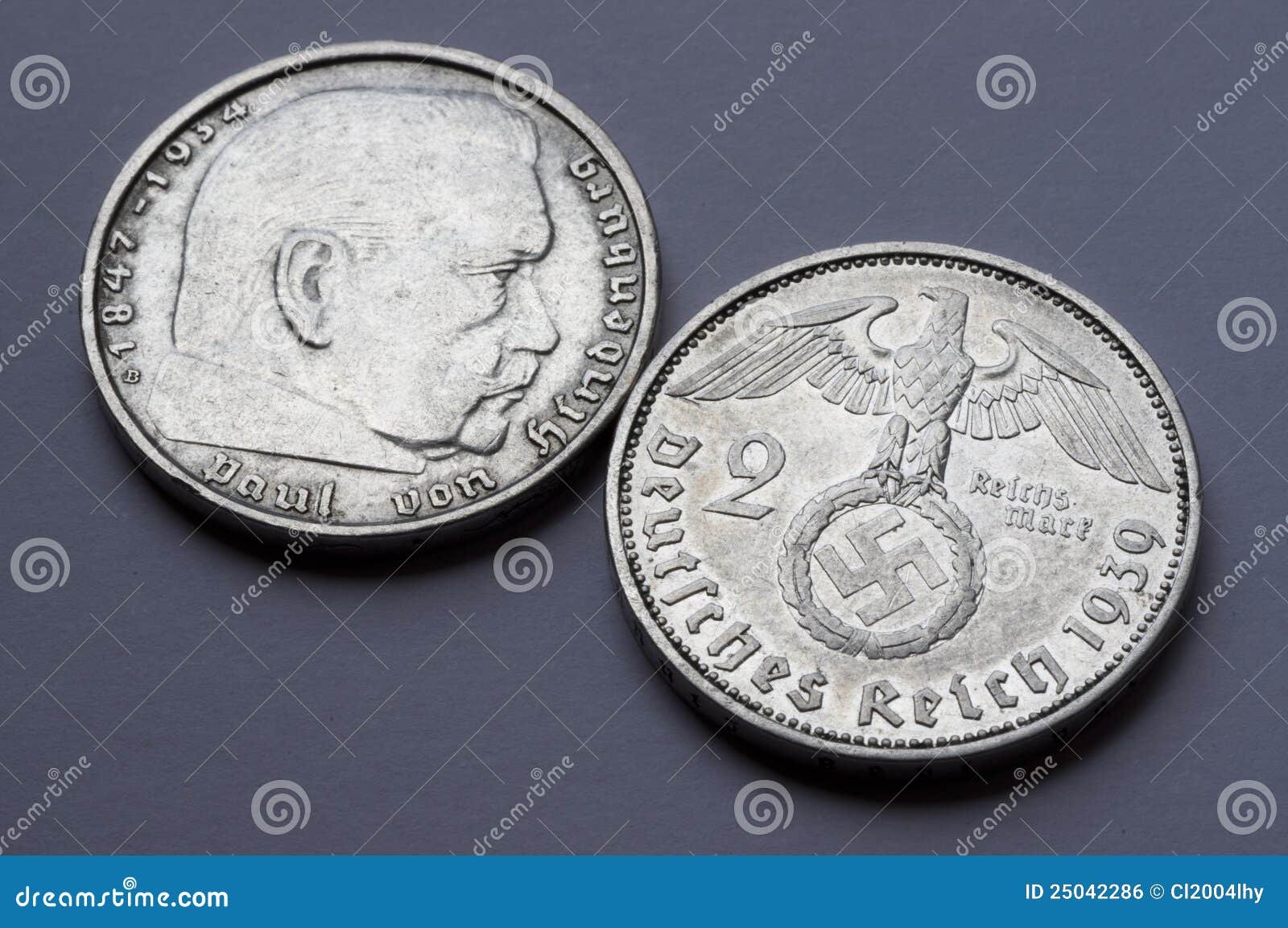 German silver coin editorial photo. Image of macro, ancient - 25042286