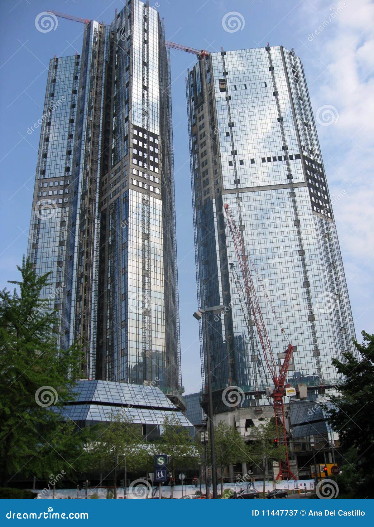 German skyscrapers stock image. Image of architecture - 11447737