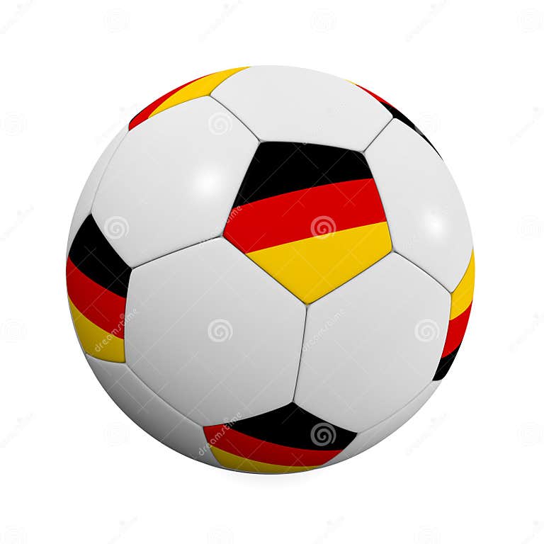 German Soccer Ball stock illustration. Illustration of international ...
