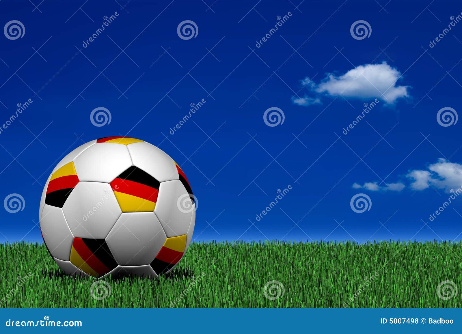 German Soccer Ball stock illustration. Illustration of championship ...