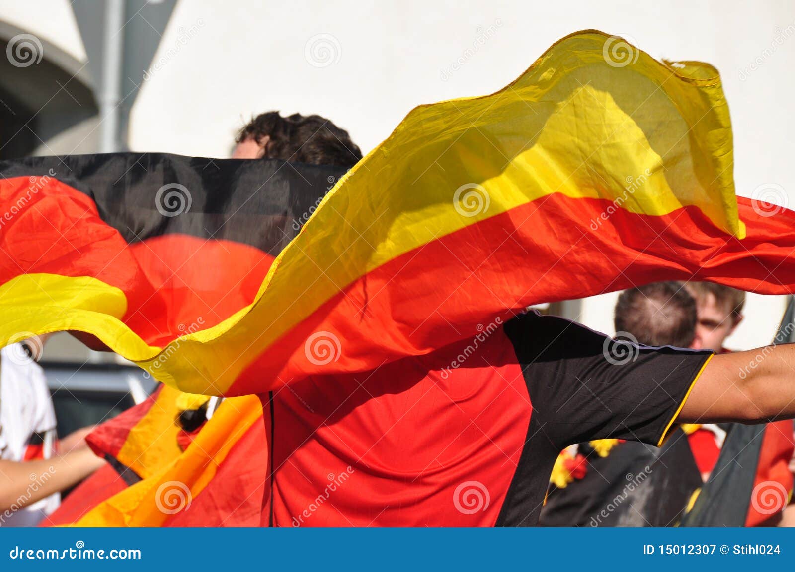 German Soccer Fans Celebrating Victory Editorial Photography - Image of ...