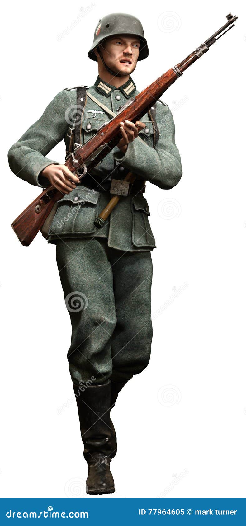 German Soldier Stands In A Classroom Royalty-Free Stock Image ...