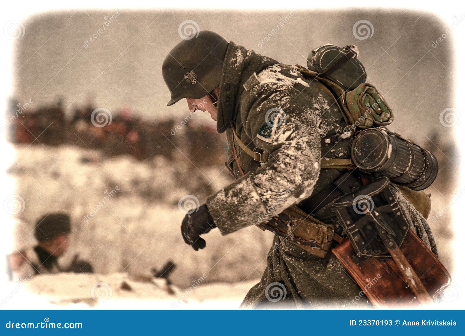 German soldier of WW2 editorial stock photo. Image of history - 23370193