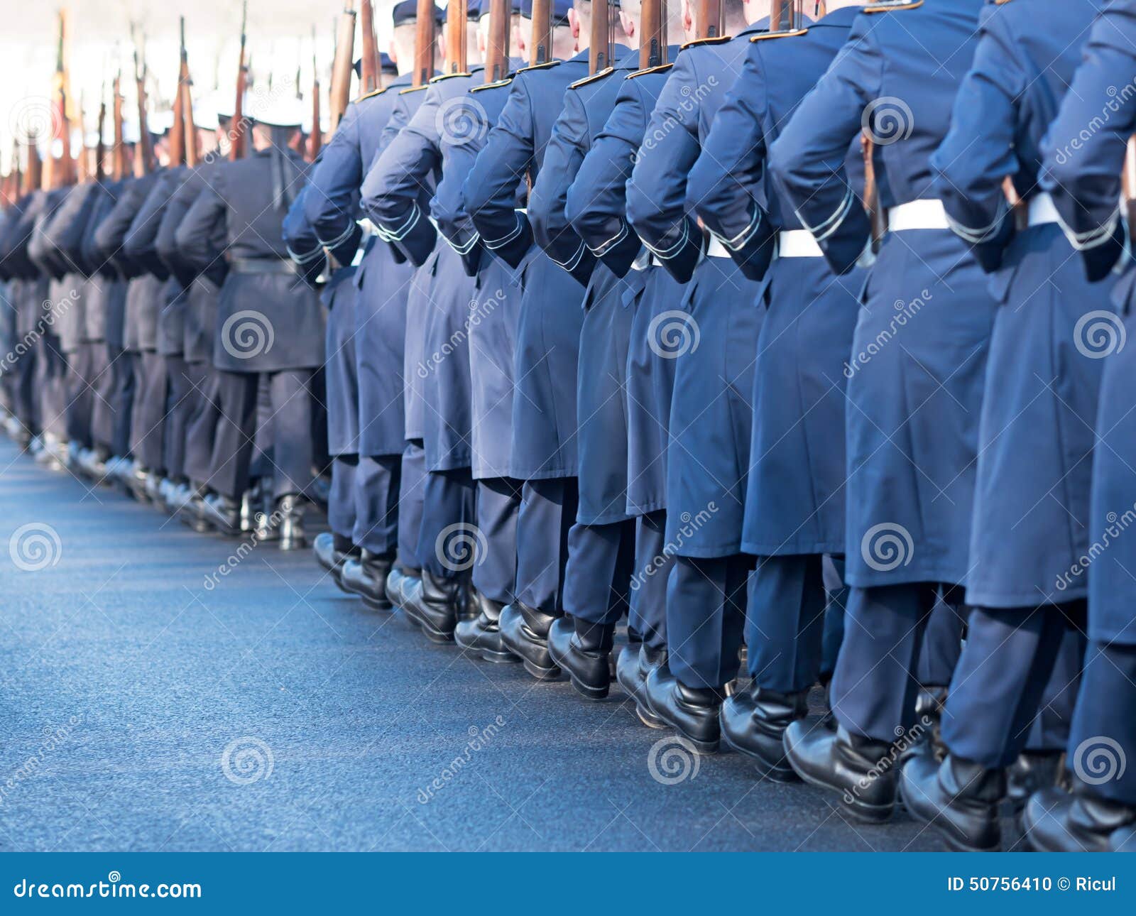 German Soldiers of the Guard Regiment Stock Photo - Image of paddock ...