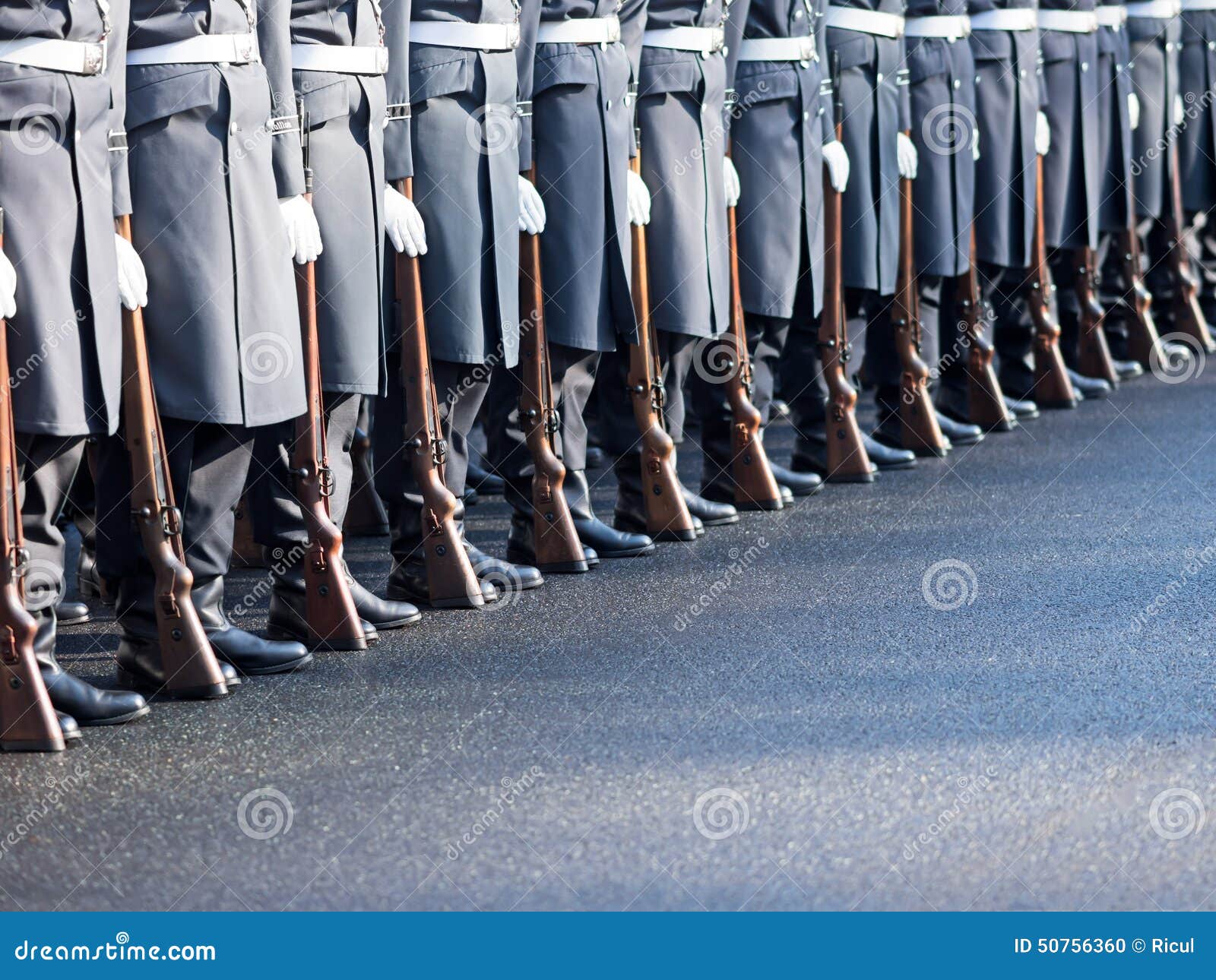German Soldiers of the Guard Regiment Stock Photo - Image of coat ...