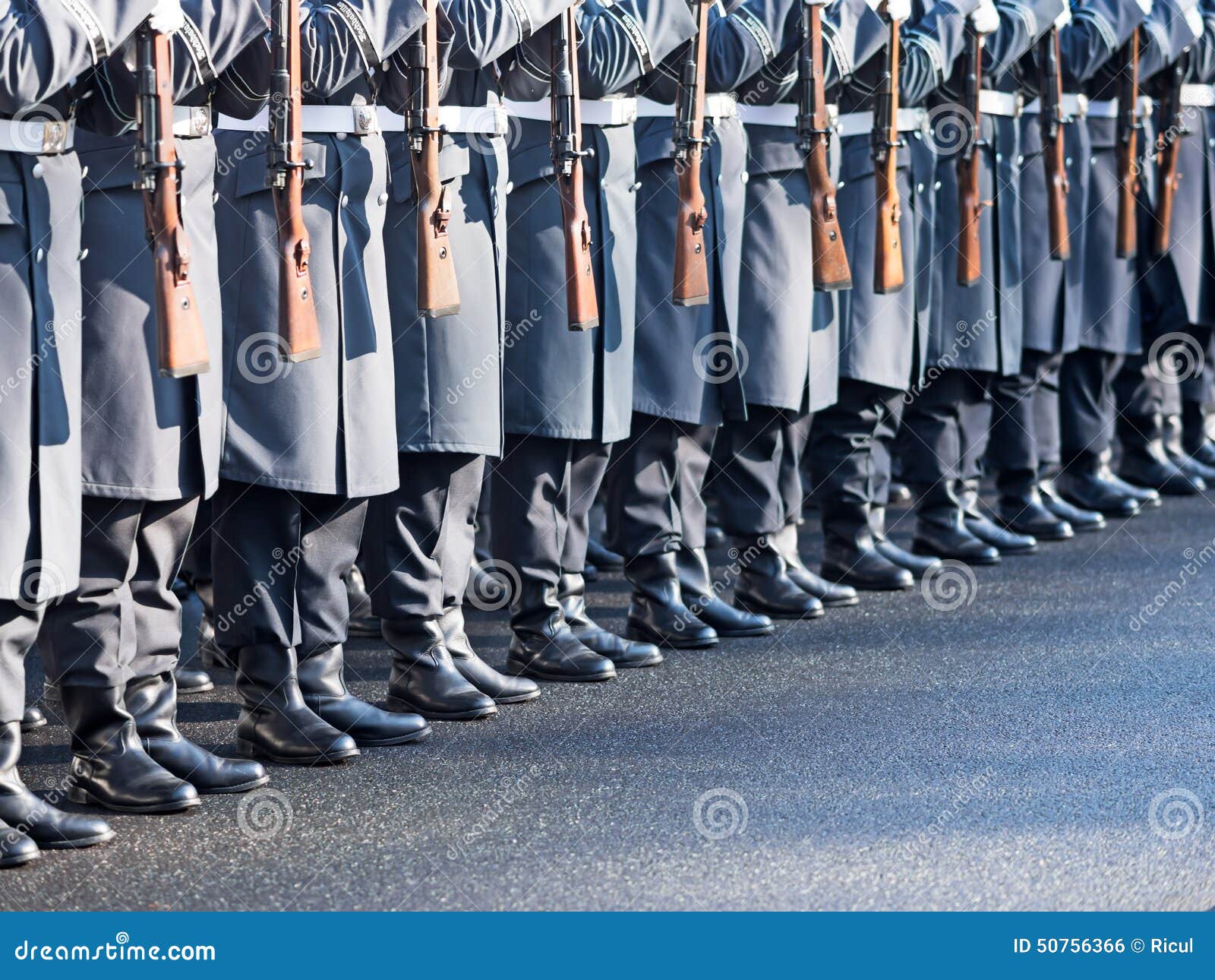 German Soldiers of the Guard Regiment Stock Photo - Image of ...