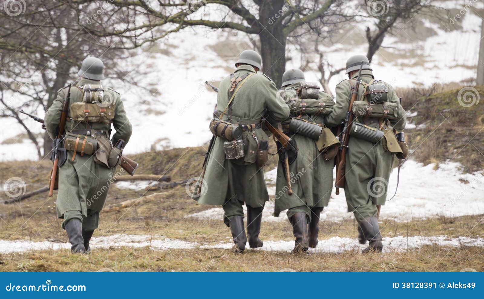 German Soldiers Retreating from the Battlefield Editorial Photo - Image ...