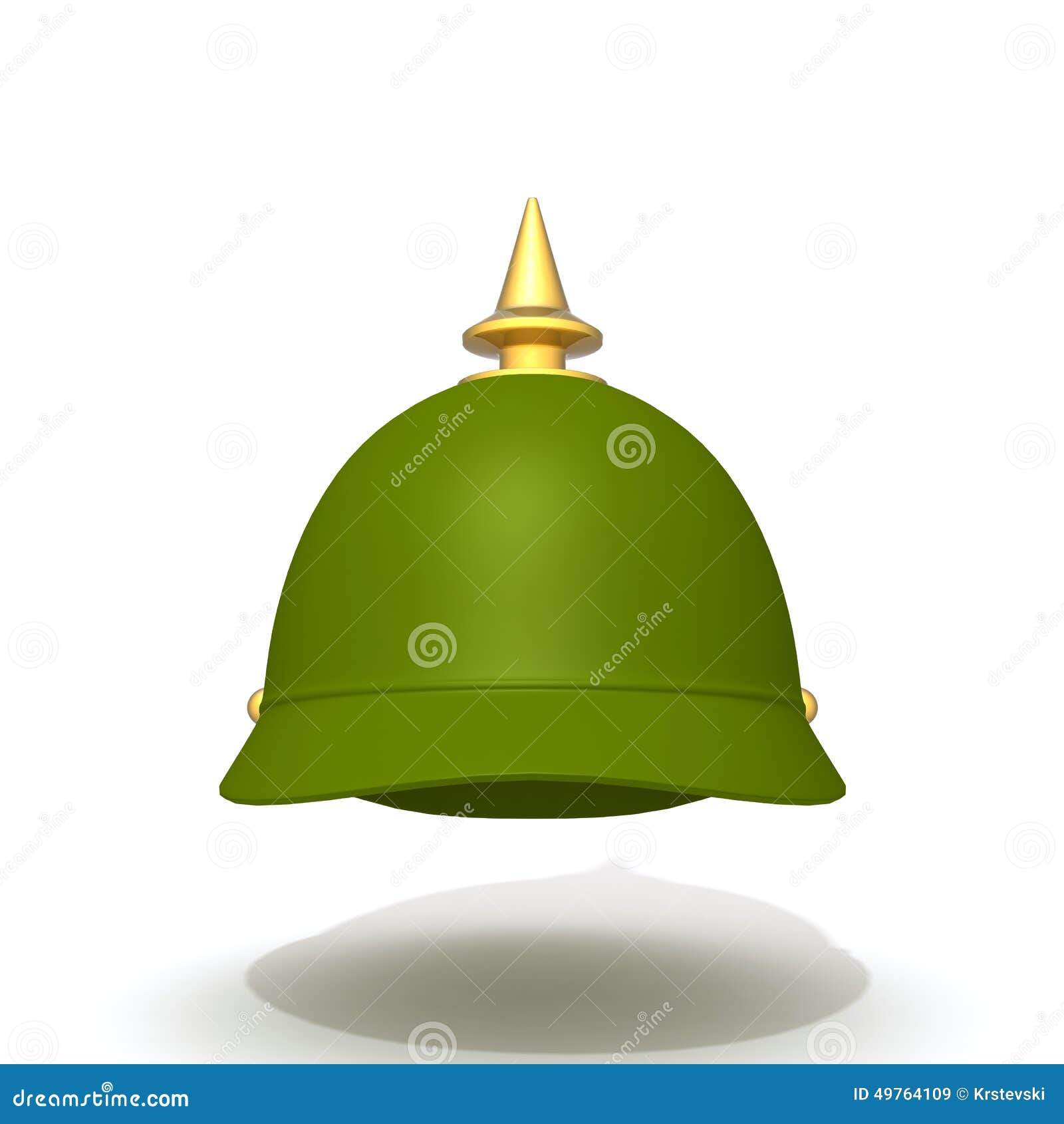 Helmet Of A Prussian Soldier Vector Illustration | CartoonDealer.com ...