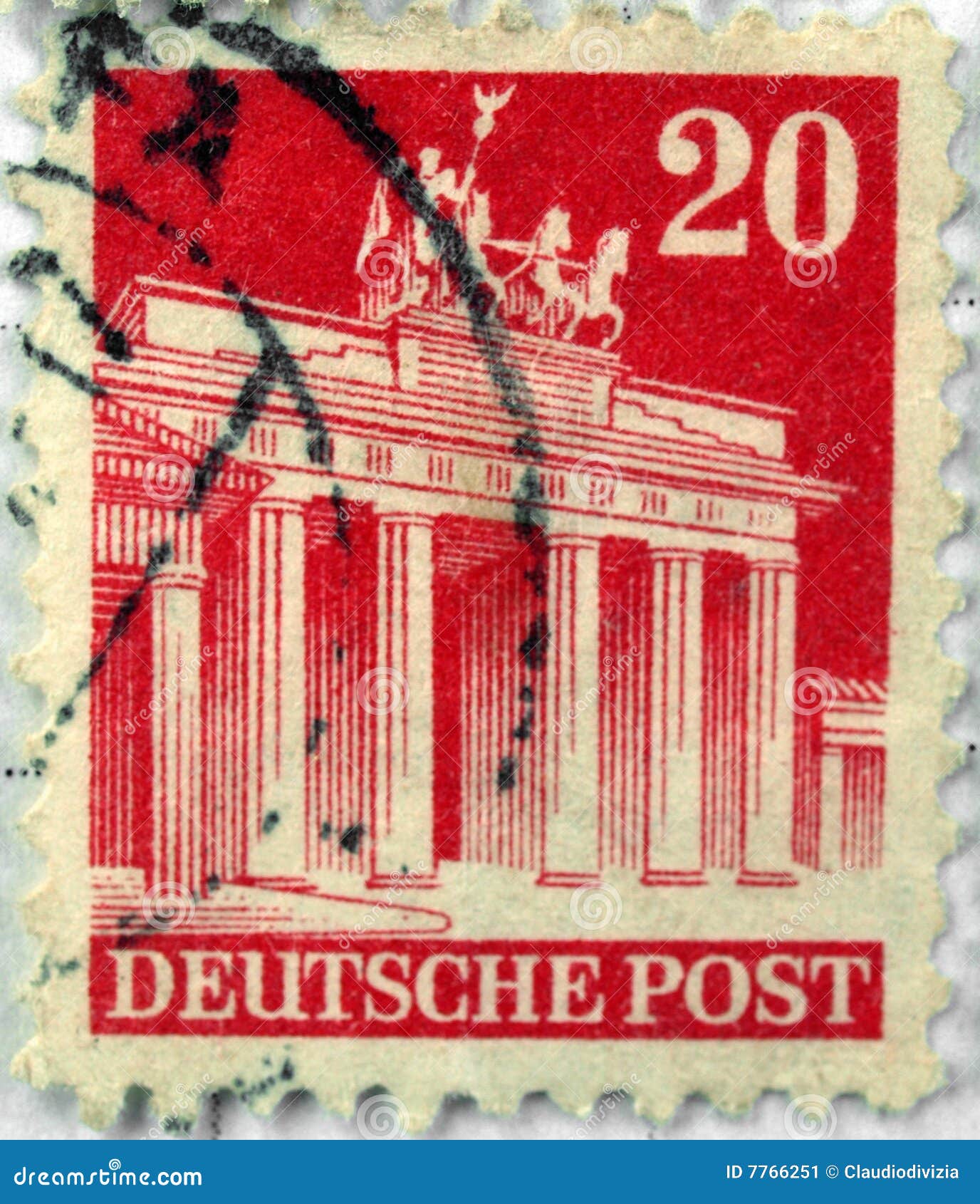 German stamp editorial photo. Image of letter, envelope - 7766251