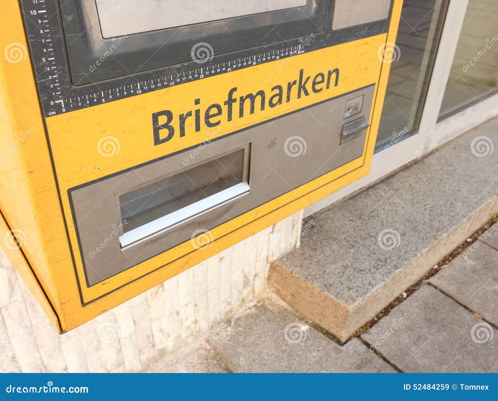 German Stamp Vending Machine Editorial Stock Image - Image of german ...