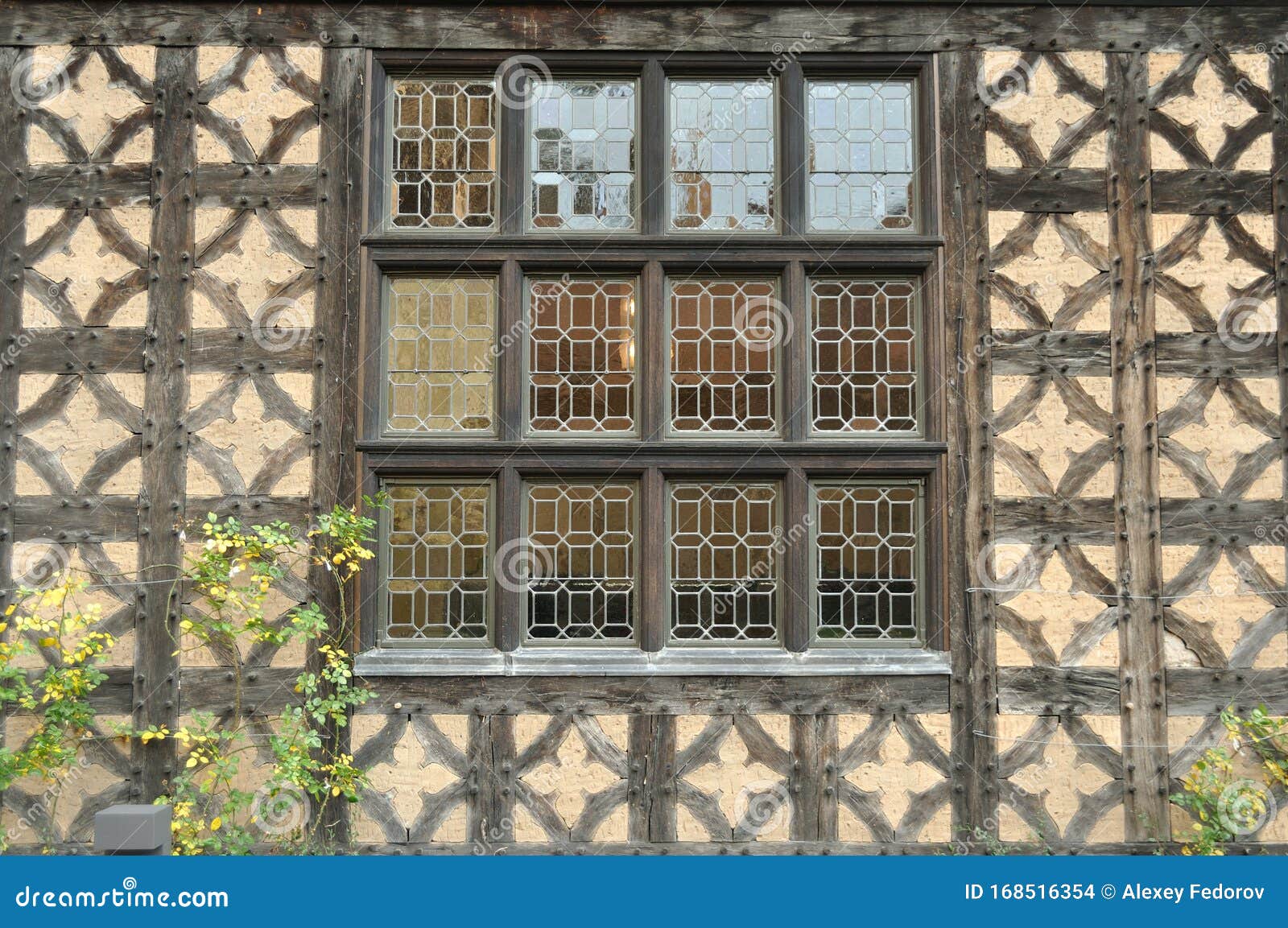 German Style Timber Framing Editorial Stock Image - Image of wall ...