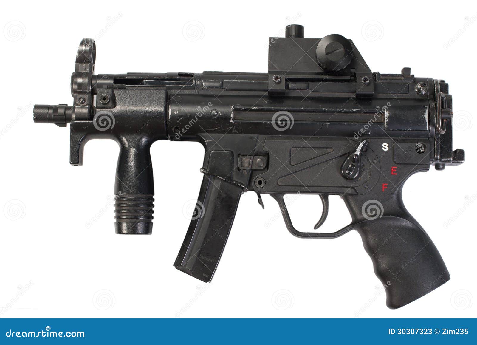 German submachine gun MP5 stock image. Image of german - 30307323