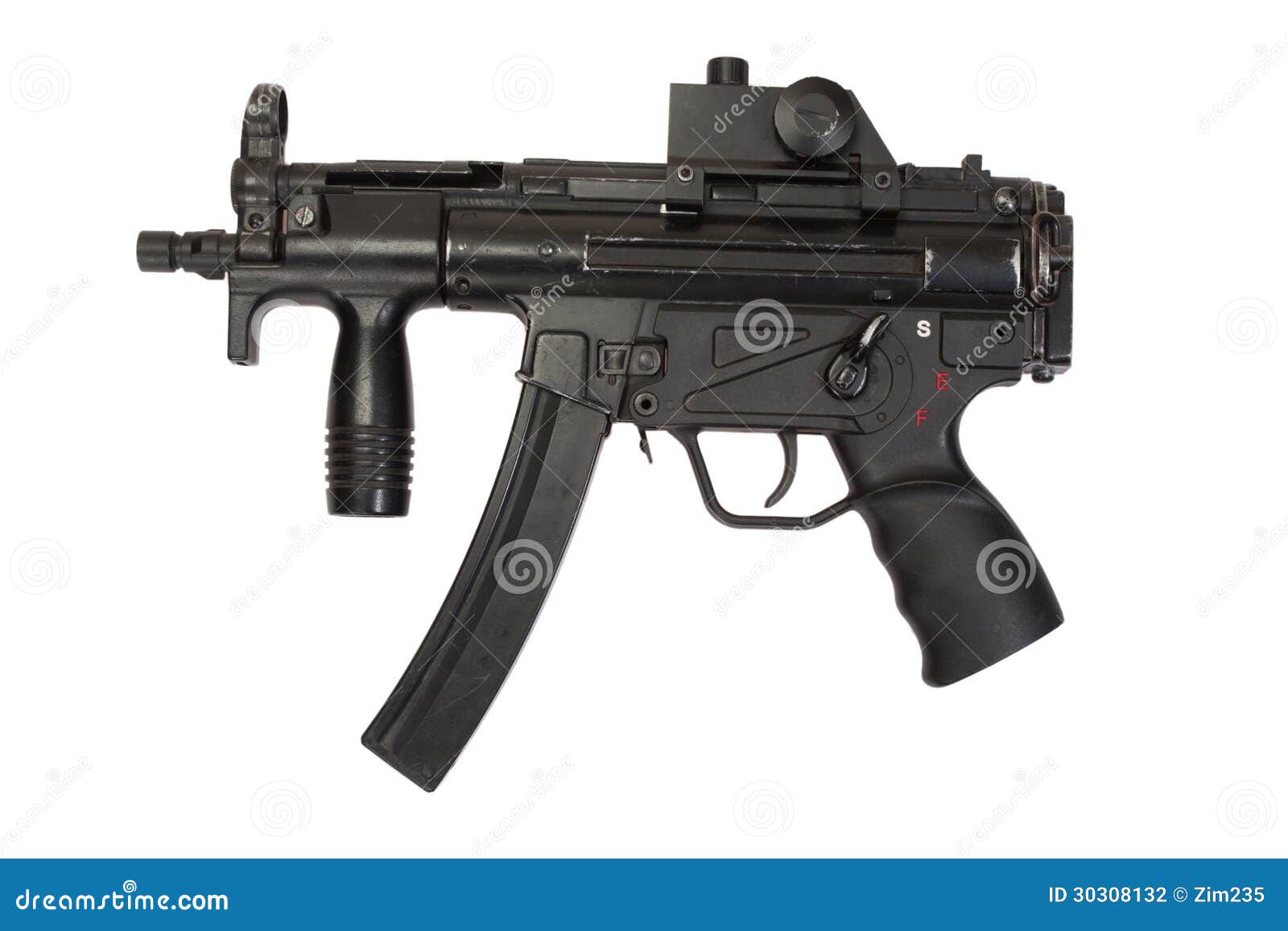 German submachine gun stock photo. Image of light, german - 30308132