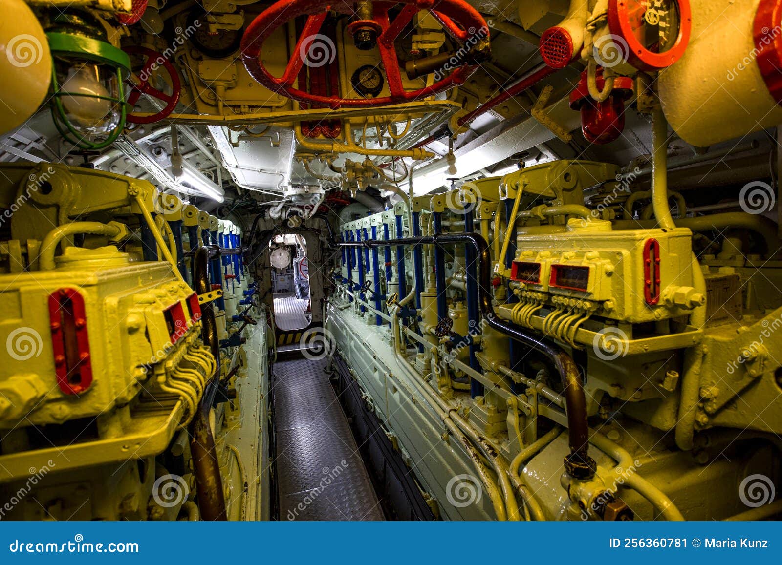 German Submarine - Inside Of Conning Tower Royalty-Free Stock Image ...