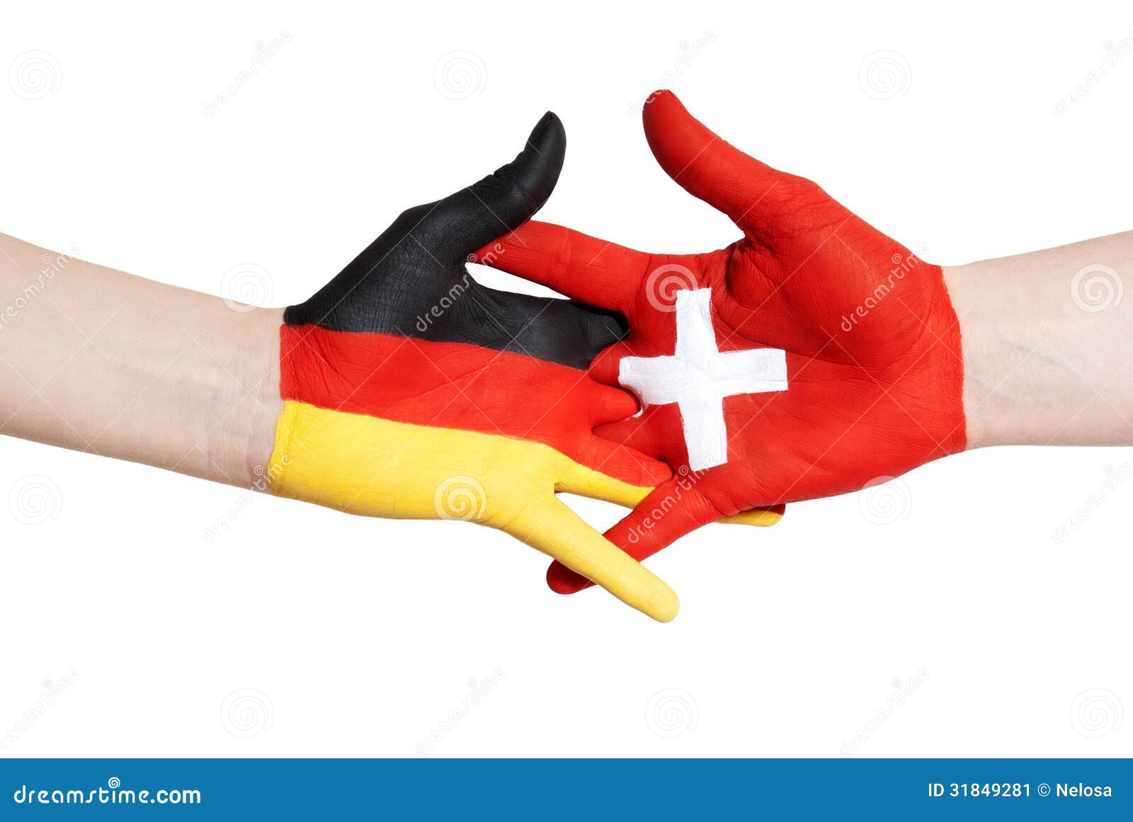 German-swiss partnership stock image. Image of community - 31849281